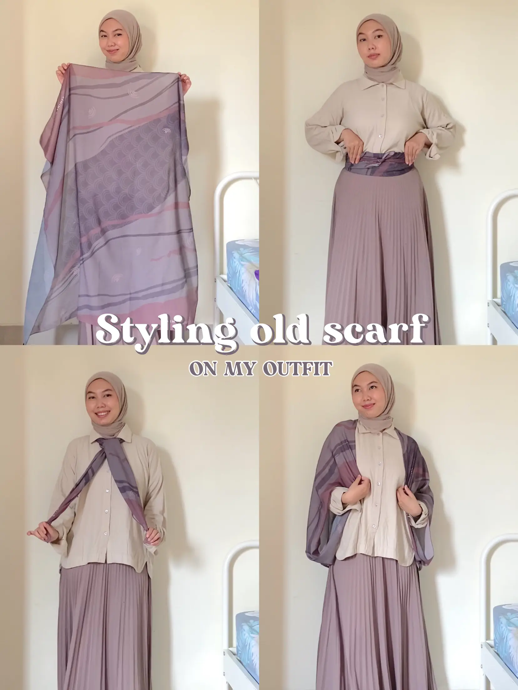 Don’t throw away your old scarf 🫣 | Video dipublikasikan oleh diy | Lemon8
