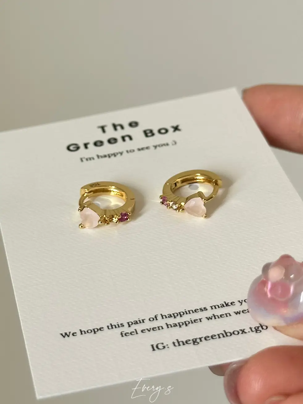The Green Box | ต่างหูคู่โปรดประจำเดือนนี้ 🫶🏻 | แกลเลอรีที่โพสต์โดย ...
