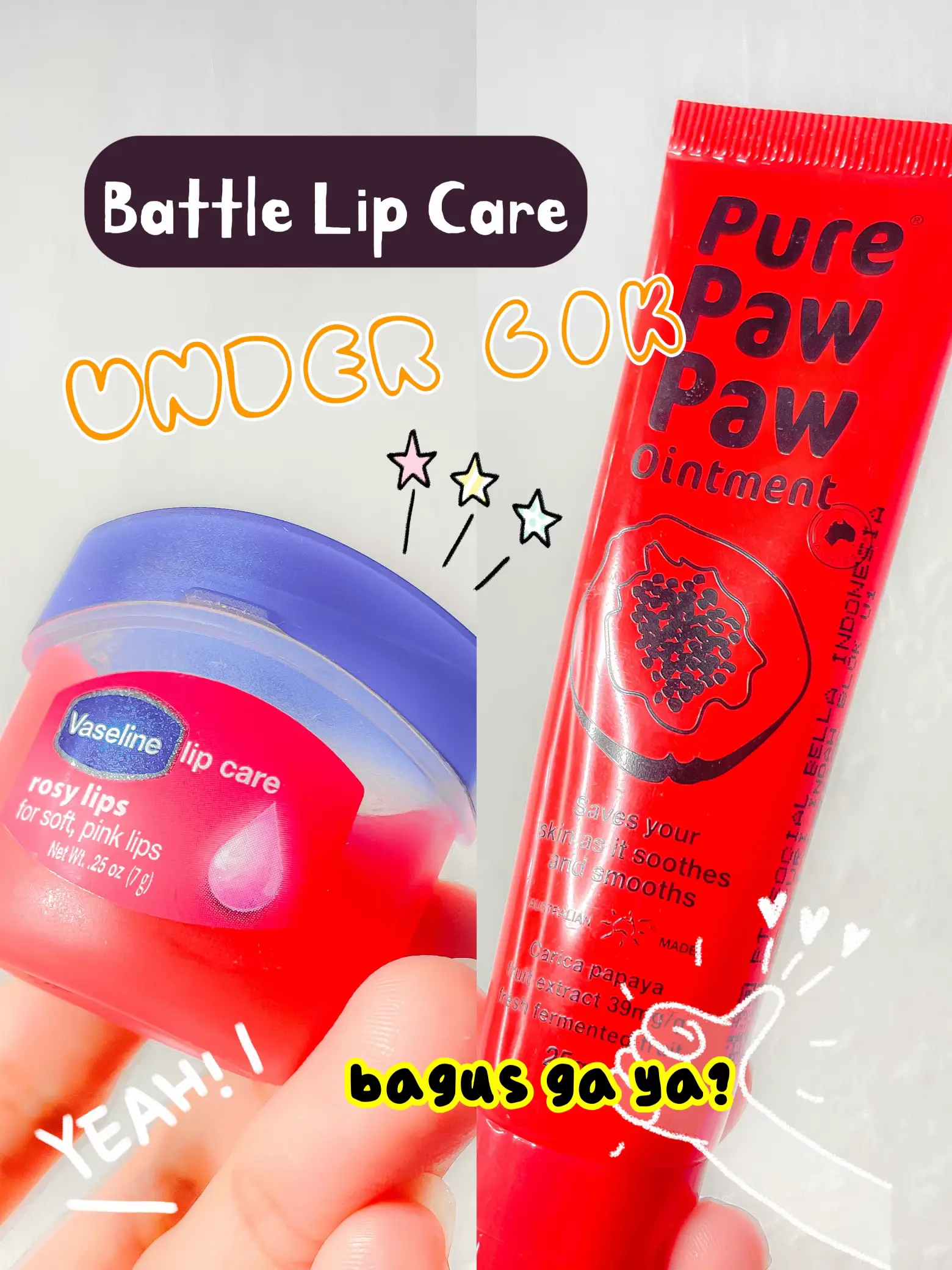 Battle Lip Care Under 60K | Galeri disiarkan oleh ziorasyid | Lemon8