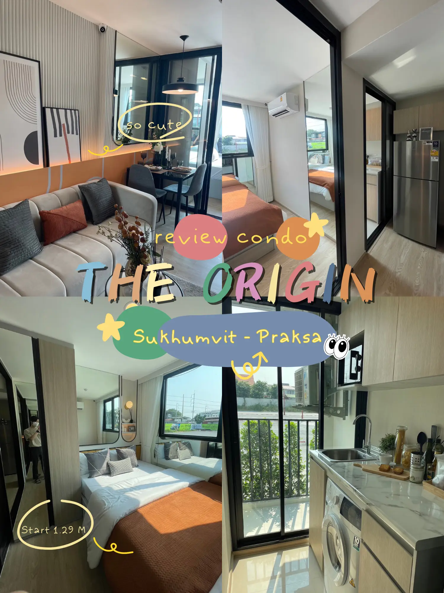 EP3. รีวิวคอนโดขนาด 22 ตร.ม. อยู่อาศัยจริง! 🏡 | แกลเลอรีที่โพสต์โดย Yaaa :) | Lemon8