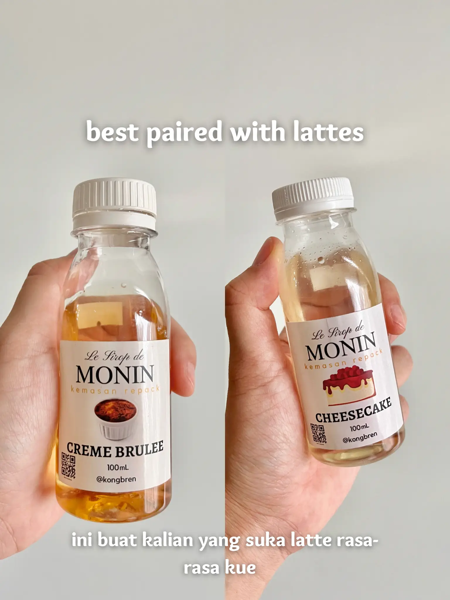 My mini collection🤩 Syrup for latte based beverage | Galeri diposting ...