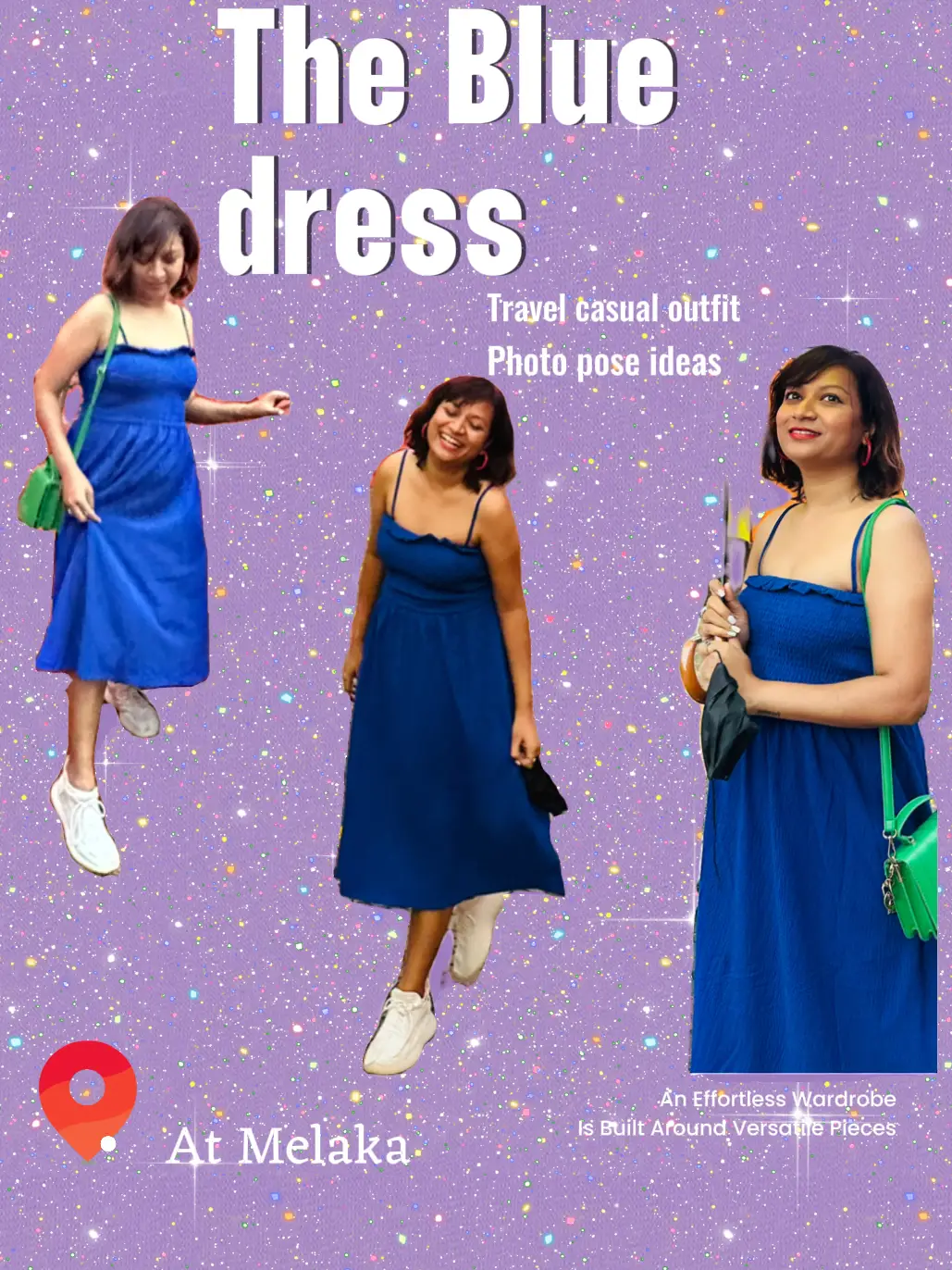 The perfect Blue dress complementing my skin 😍 | Galeri diposting oleh ...