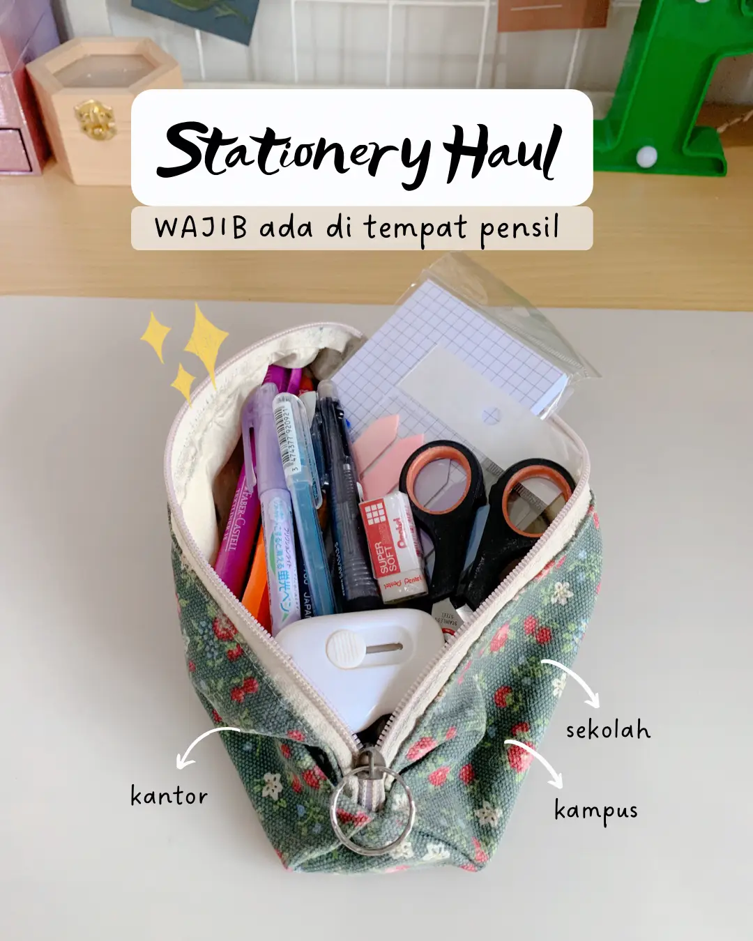 STATIONERY HAUL YANG WAJIB ADA DI PENCIL CASE KAMU | Galeri diposting ...