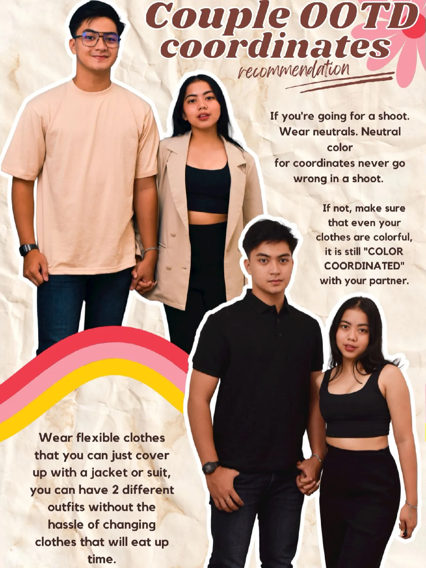 Couple Poses to try + Couple OOTD Coords 📷 | Gallery posted by Maxine Alcala | Lemon8