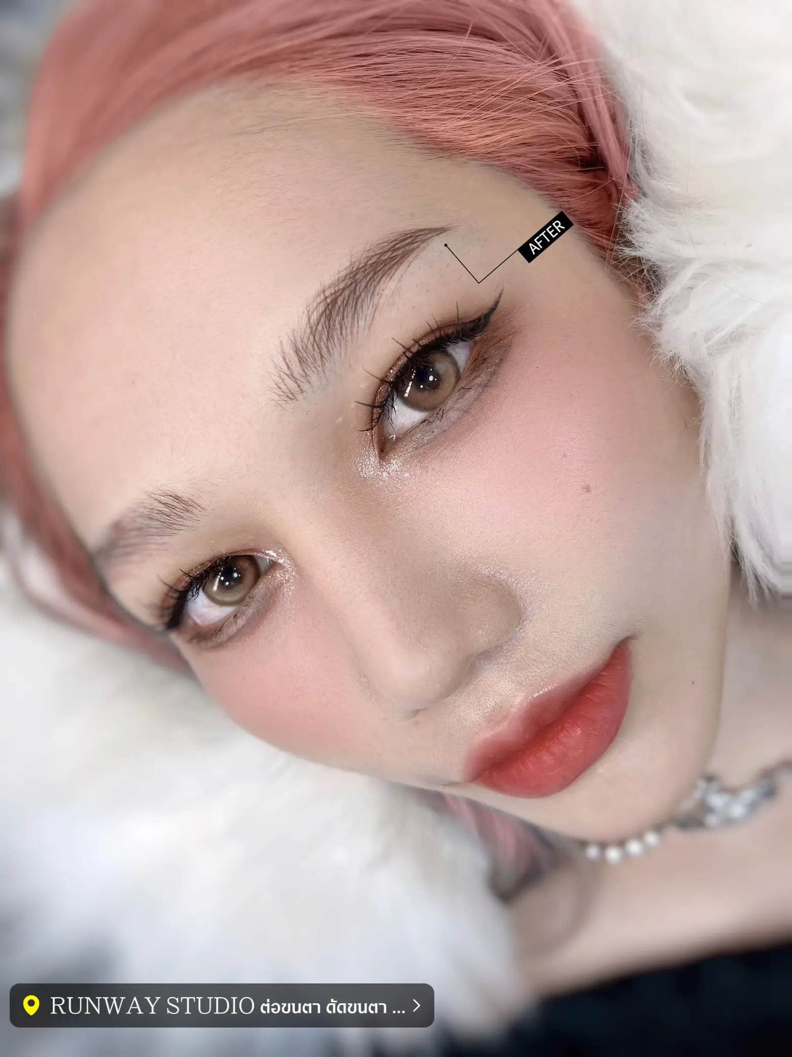 Inlay a smooth line eyebrow color to study ☺️ | Gallery posted by RUNWAY STUDIO | Lemon8