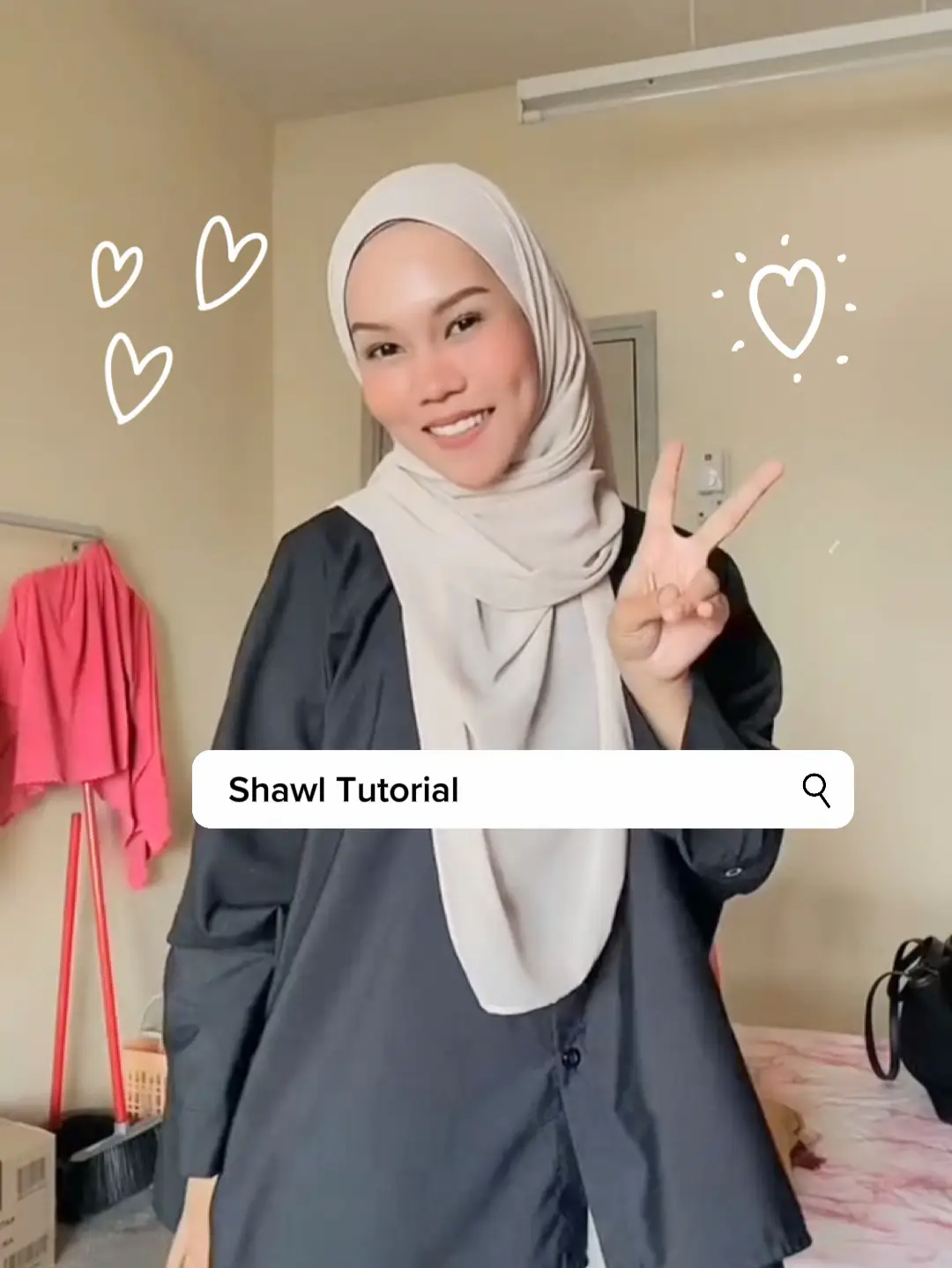 Tutorial Shawl Simple🧕 | Video dipublikasikan oleh Abell | Lemon8