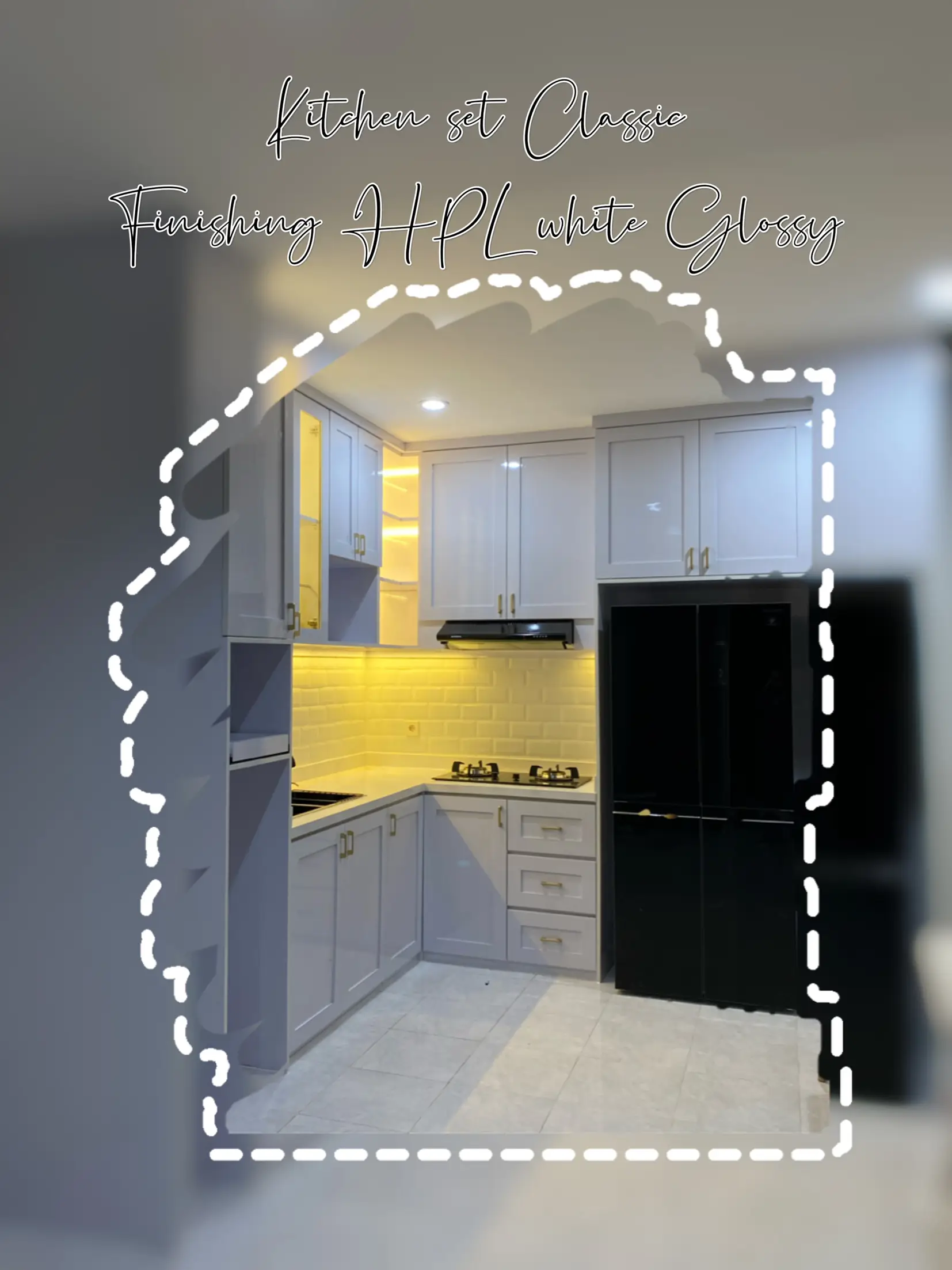 Kitchen Set Classic Finishing HPL GLOOSY | Galeri diposting oleh ...