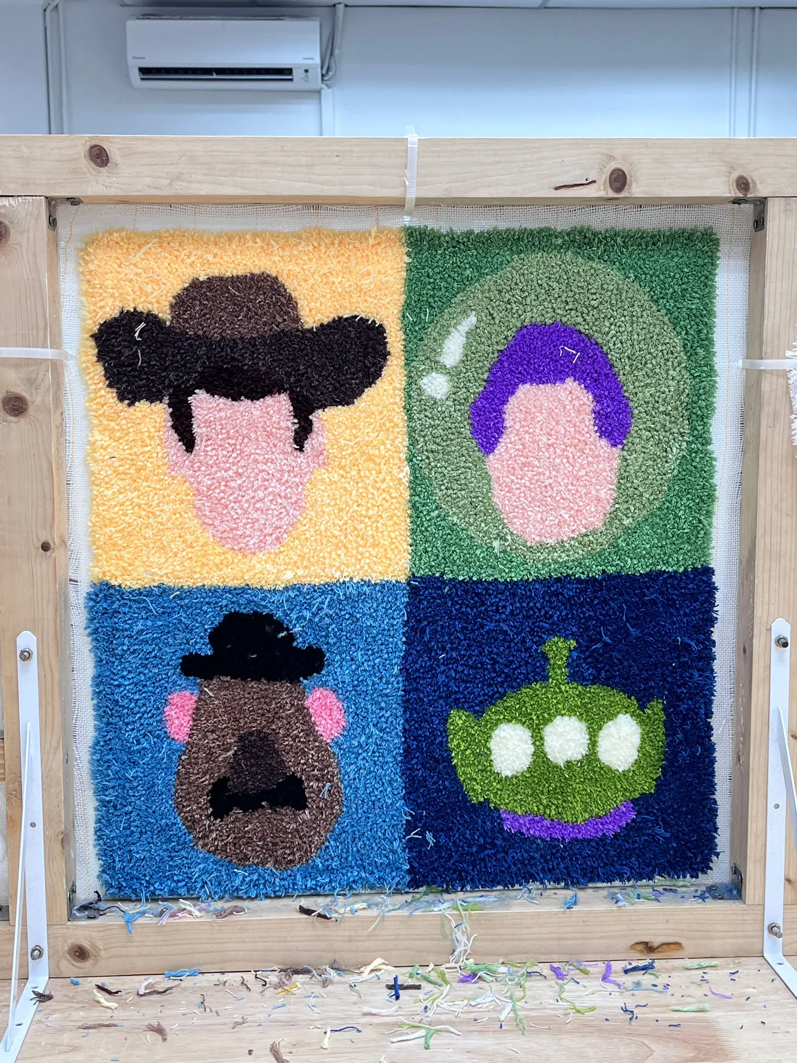 Tufting Day! 🧶 | แกลเลอรีที่โพสต์โดย 𝓐. ♡ | Lemon8