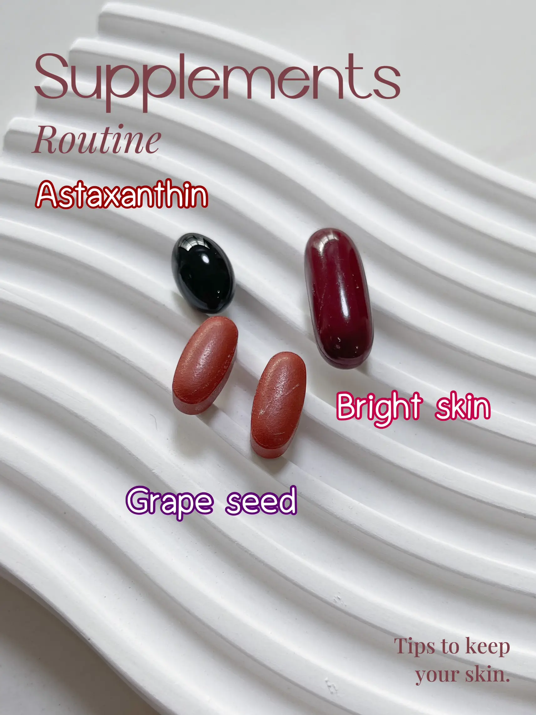 อาหารเสริมชะลอความแก่ในวัย 30+ | แกลเลอรีที่โพสต์โดย immieww | Lemon8