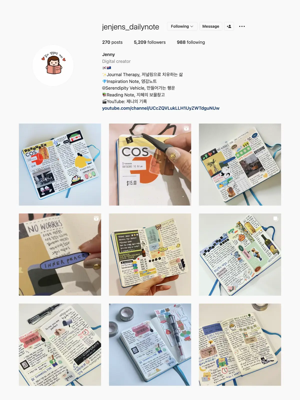 Introduce IG. Decorate 8 Account Chic Notebooks 🍄. Keep them together ...