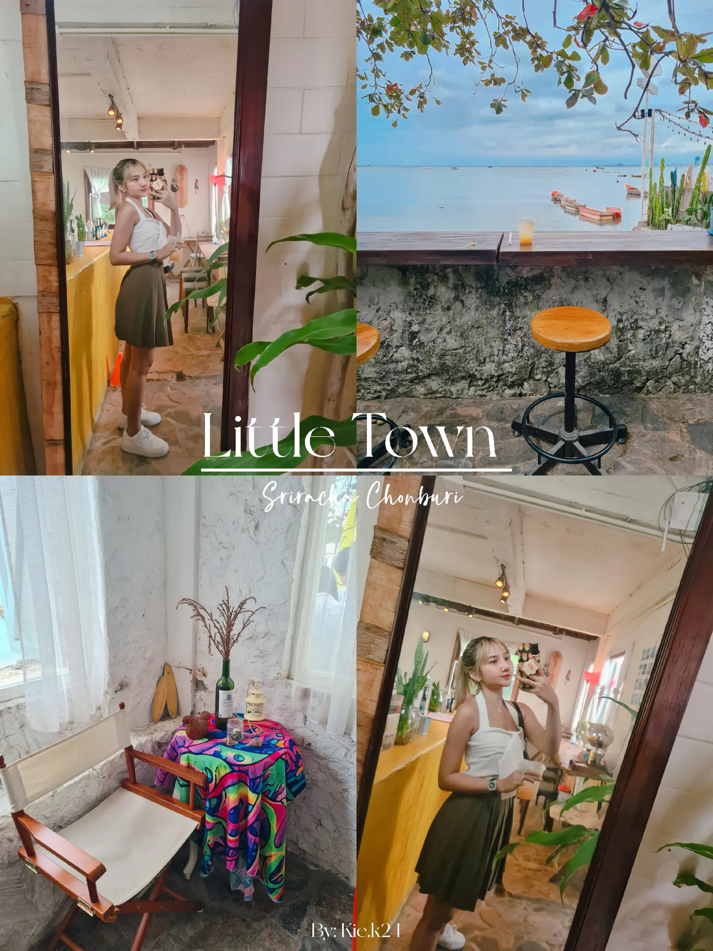 cafe สุดชิล ริมทะเล ฟีลเกาหลีเกาใจ 🏖 | แกลเลอรีที่โพสต์โดย kie.k24 | Lemon8