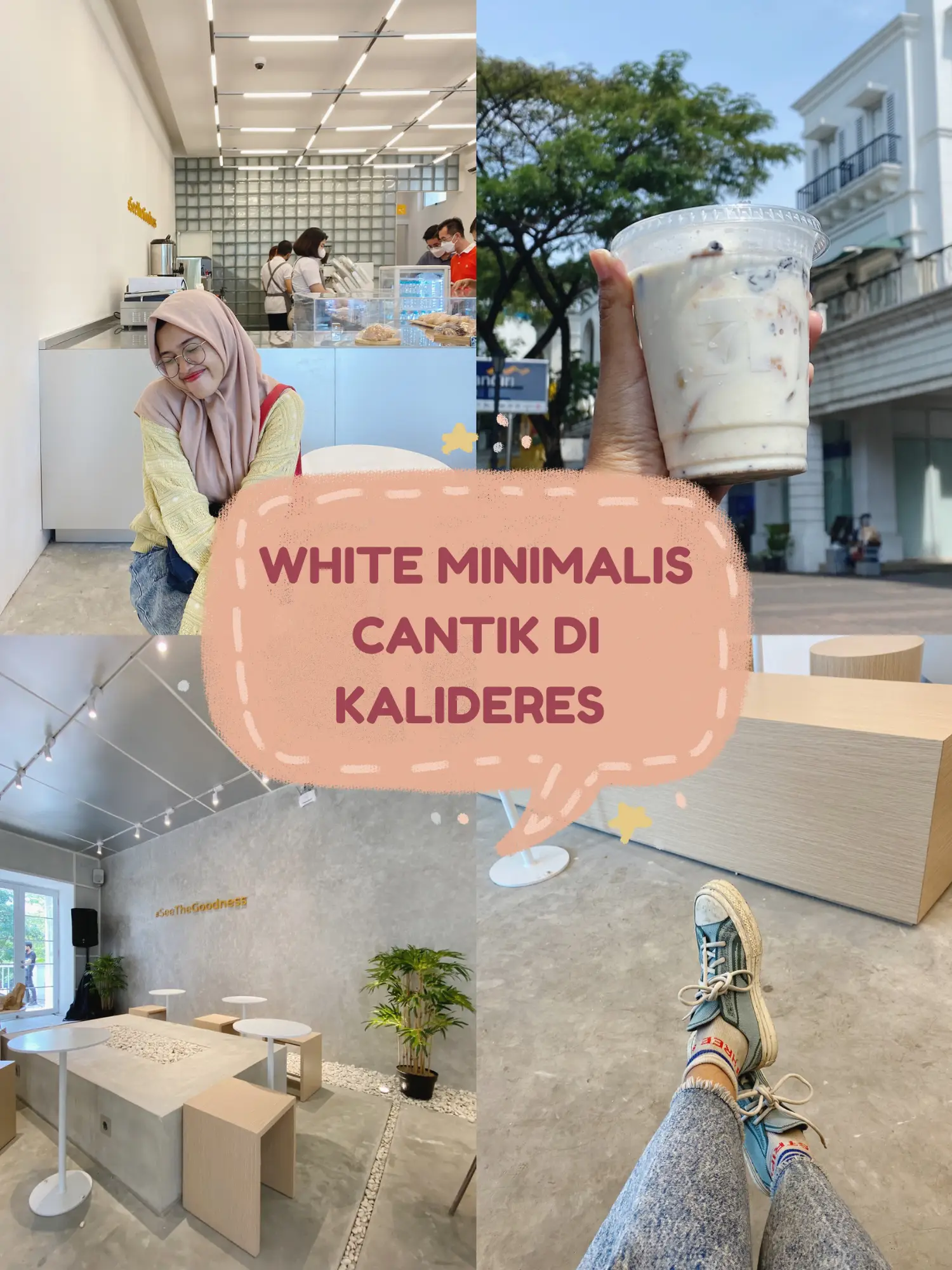 WHITE MINIMALIS CANTIK DI KALIDERES🥰 | Galeri disiarkan oleh Review Cafe | Lemon8