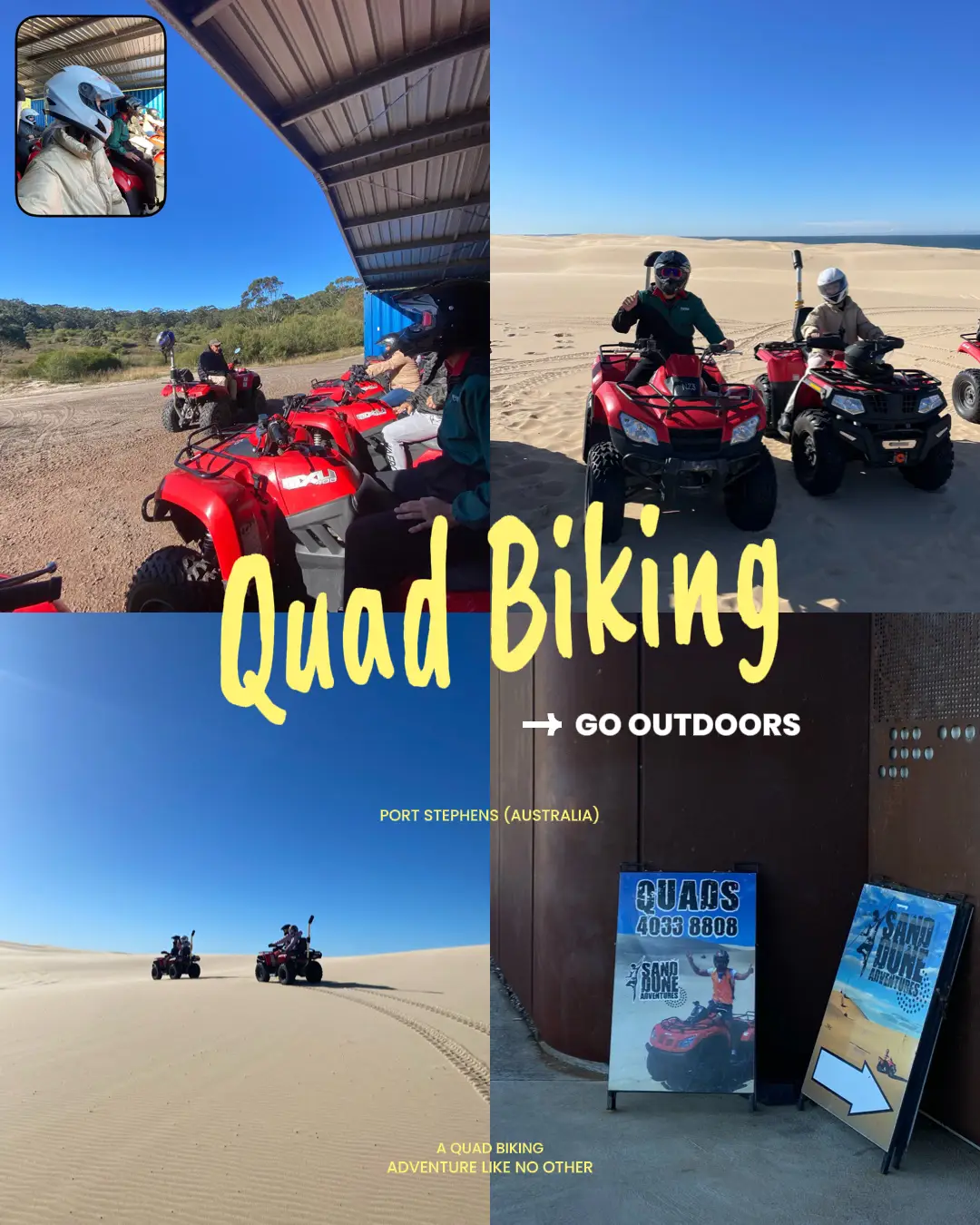 conquering the sand dunes on a quad bike in aus 🏍️ | Gallery posted by ...