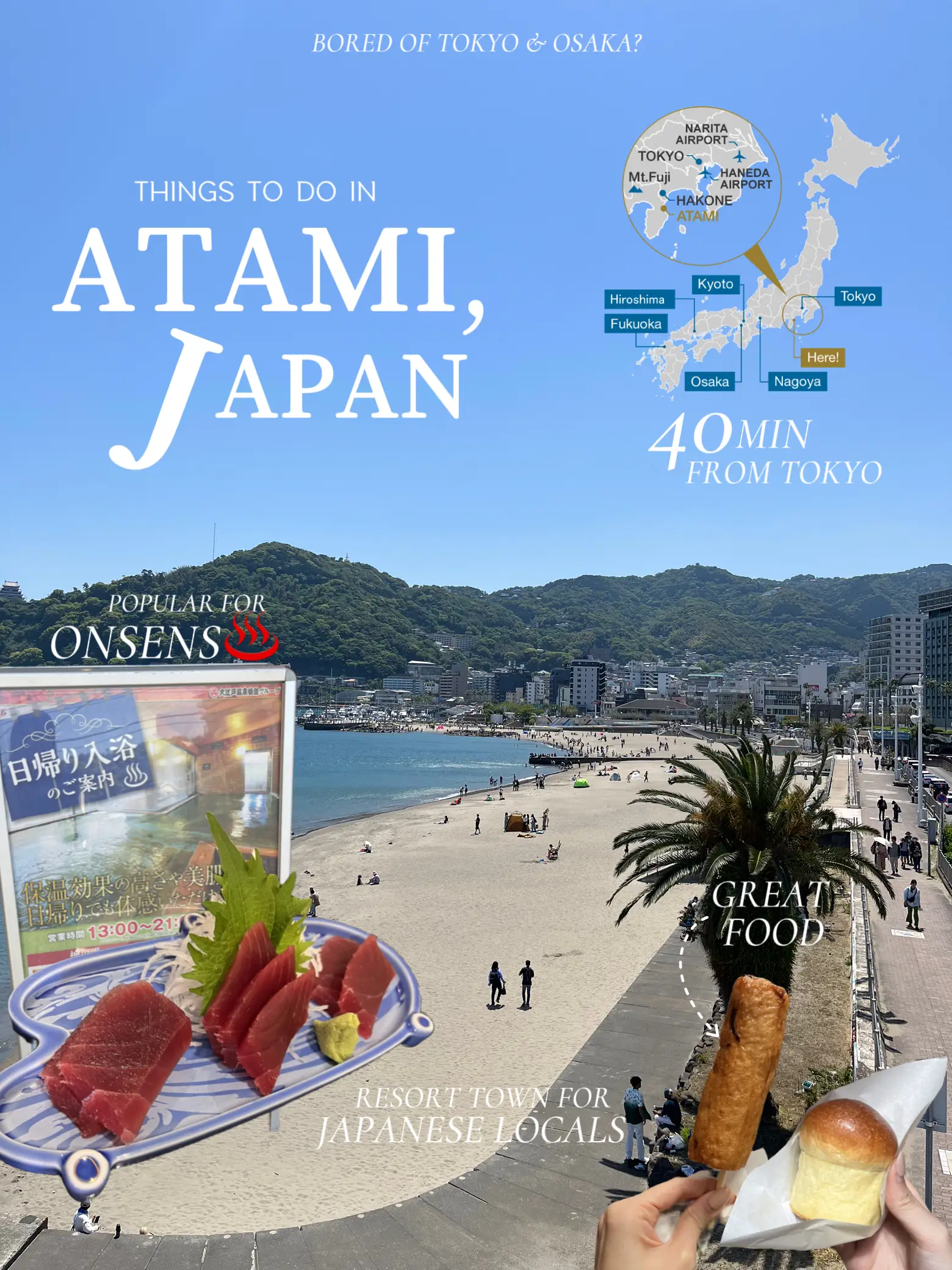 resort town in japan: ATAMI (perfect for onsens♨️) | แกลเลอรีที่โพสต์ ...