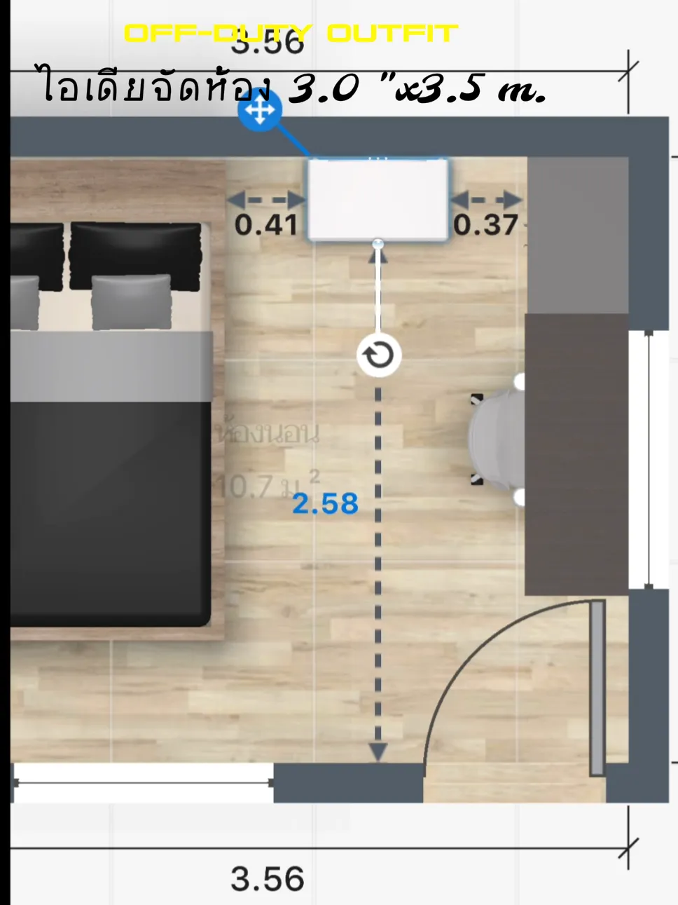 ไอเดียจัดห้อง 3.0x3.5 m. | วิดีโอที่เผยแพร่โดย InmyRoom | Lemon8