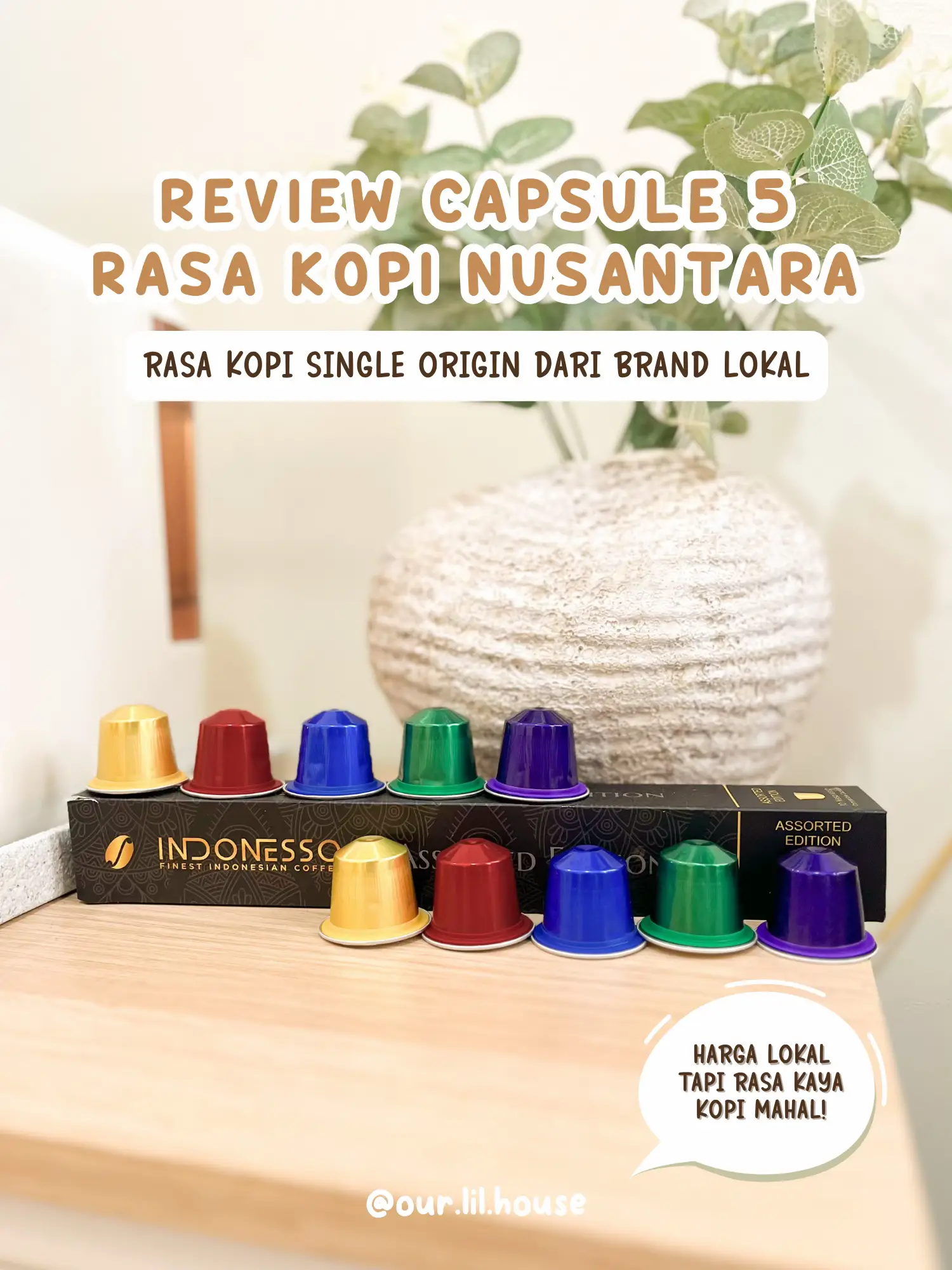REVIEW CAPSULE 5 RASA KOPI NUSANTARA ☕ | Galeri diposting oleh our.lil ...