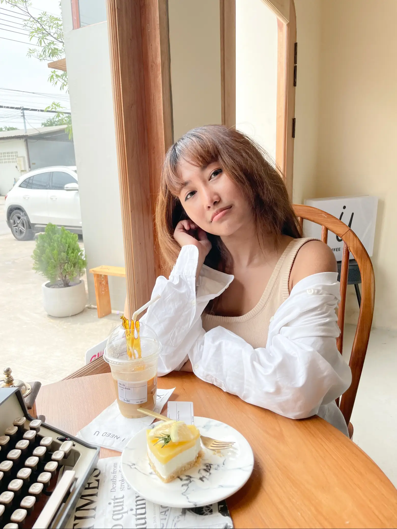 Babe คาเฟ่สุดคิ้วท์ ที่สมุทรปราการ เกาหลีเกาใจ 🥤💖 | แกลเลอรีที่โพสต์โดย With Mild | Lemon8