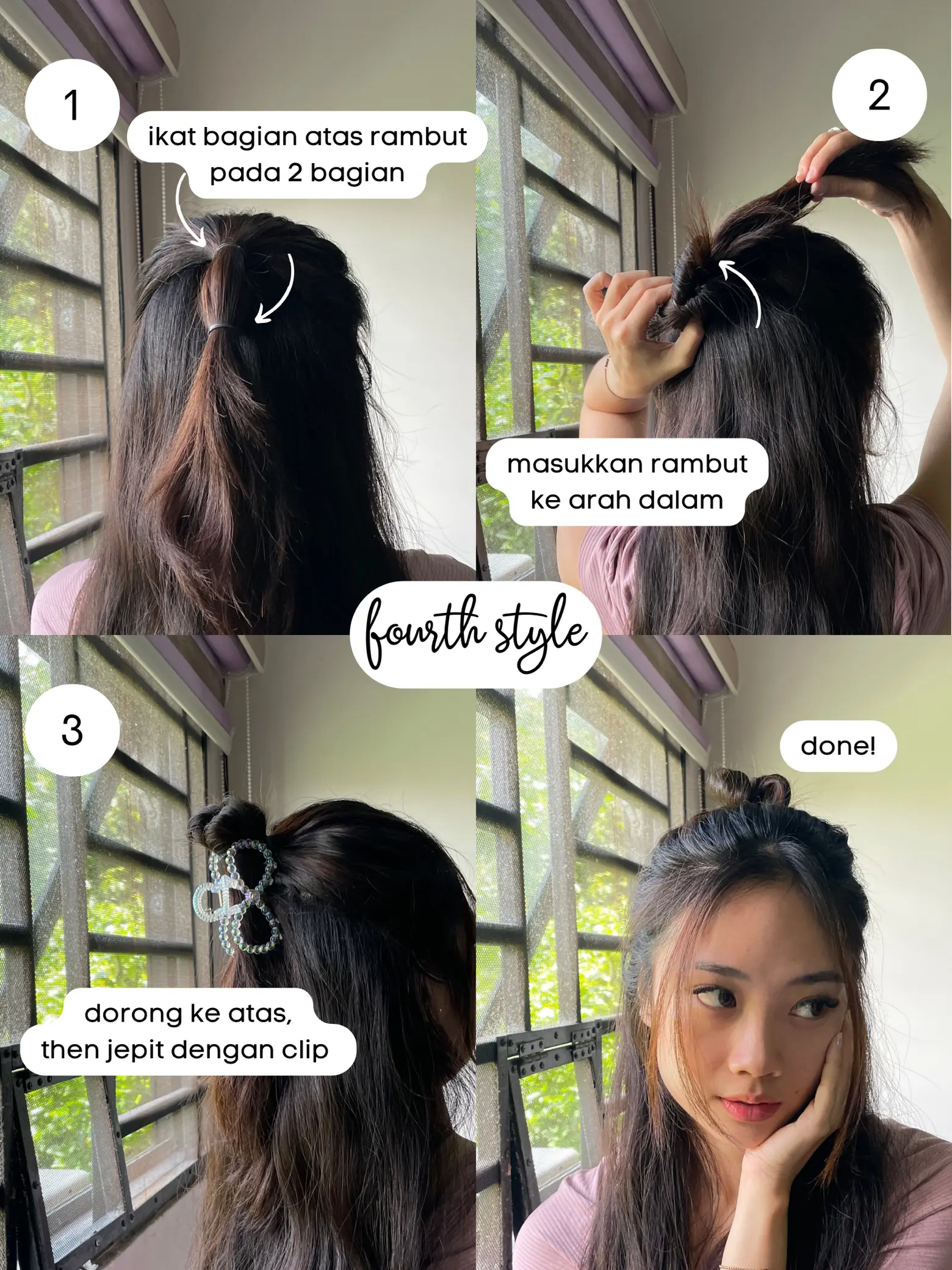 create hairdo berbentuk love vol.2? let's go! 💖 | Galeri diposting oleh ...