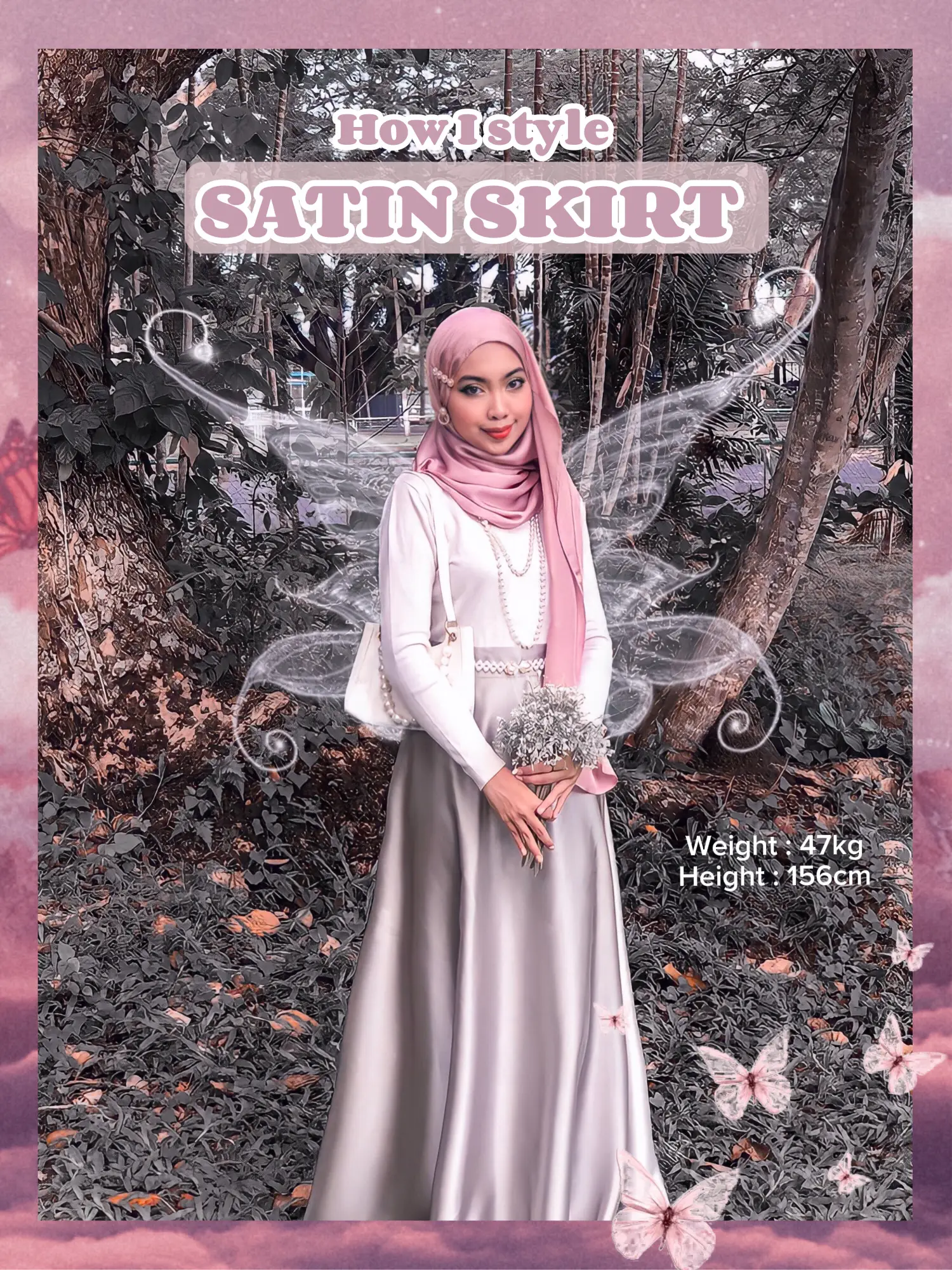 HOW I STYLE 💗SATIN SKIRT💗 | Galeri disiarkan oleh Mim 🎀 | Lemon8