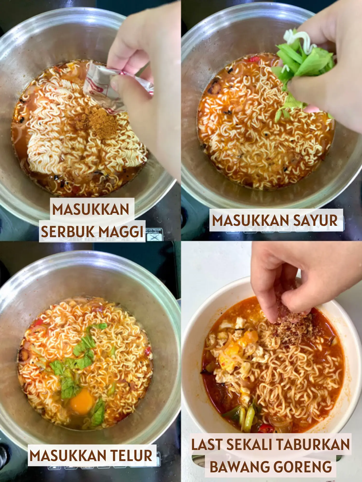 How I cook maggi kari ala kedai makan | Galeri disiarkan oleh Yasmin Aminin | Lemon8