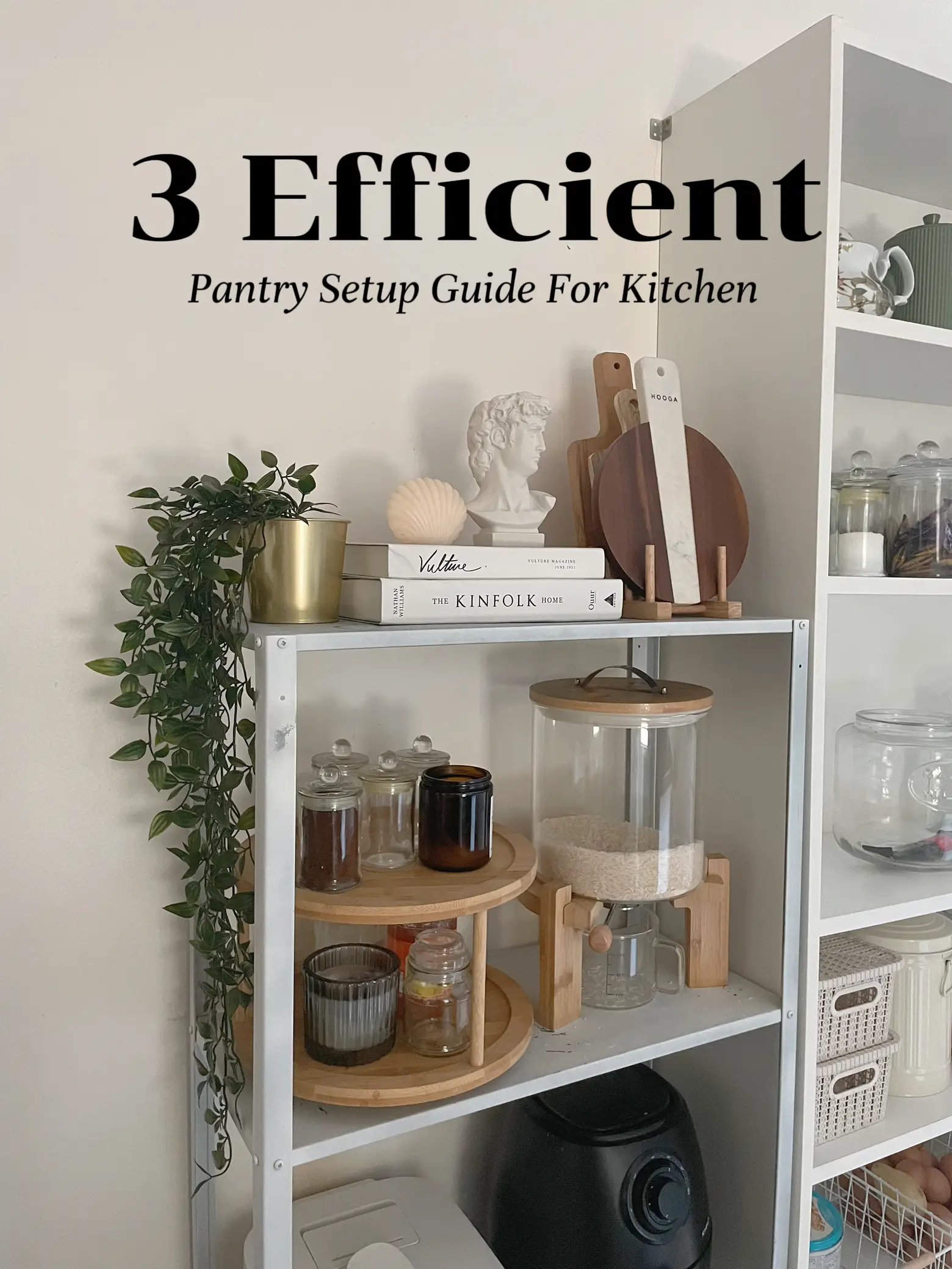 3 Efficient Pantry Setup Guide For Kitchen 🖤 | Galeri disiarkan oleh ...