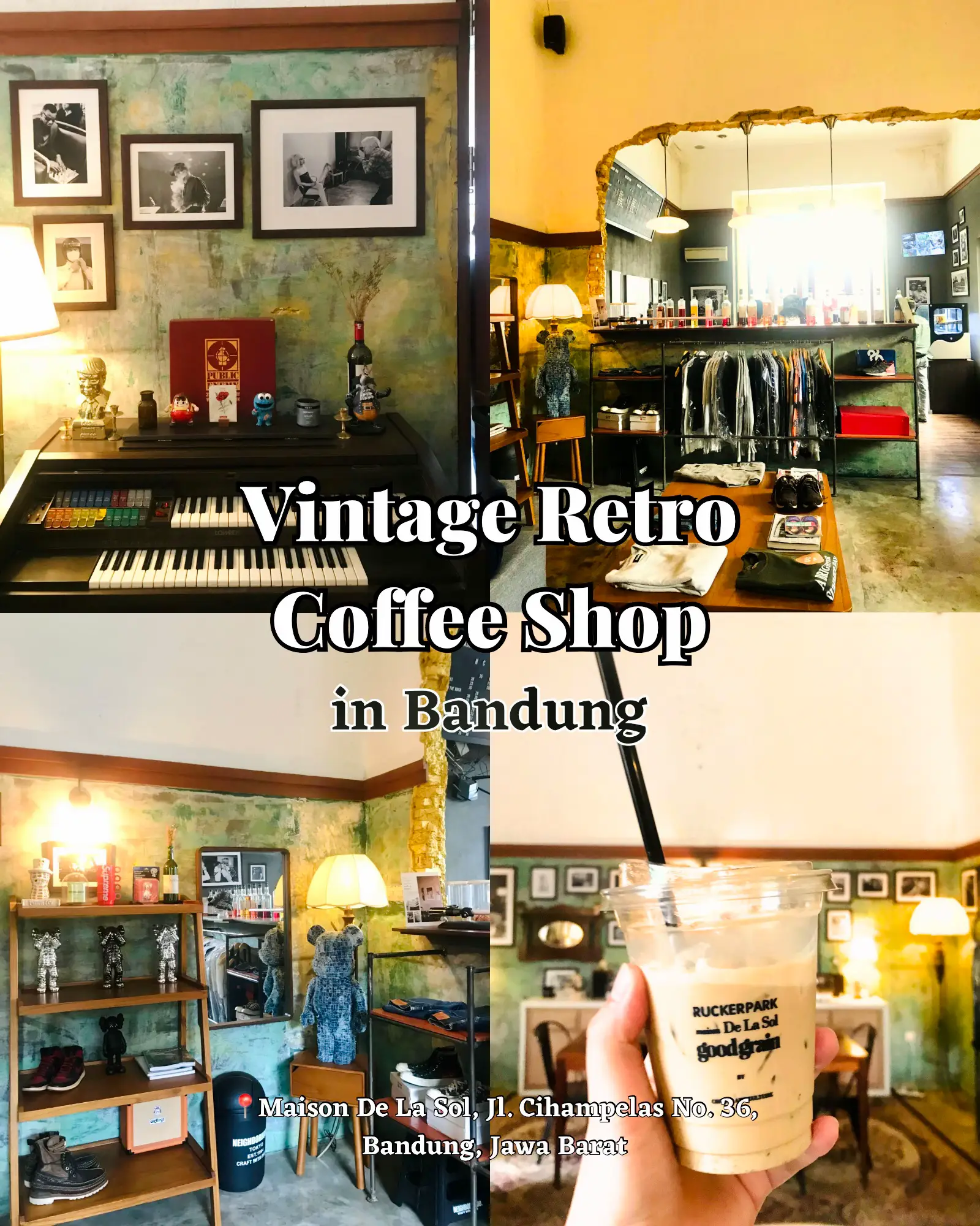 Vintage Retro Coffee Shop di Bandung 🏻 | Galeri diposting oleh mv ...