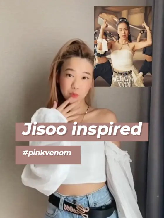 แต่งตัวแบบพี่จีซู [Pink venom💖] | วิดีโอที่เผยแพร่โดย Praepasaporn | Lemon8