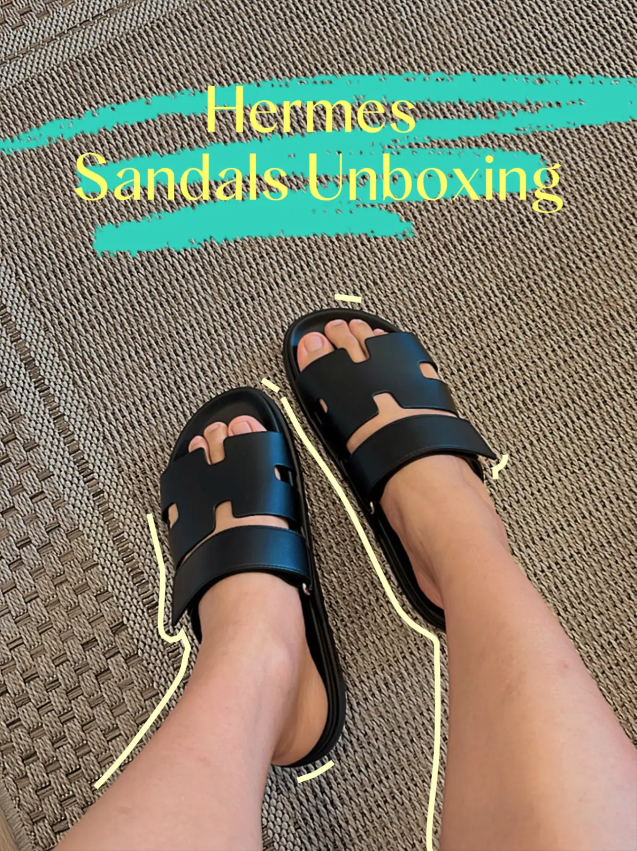 Unboxing Hermes Sandals หายากดีนักในที่สุดก็ได้มา🍊 | แกลเลอรีที่โพสต์ ...