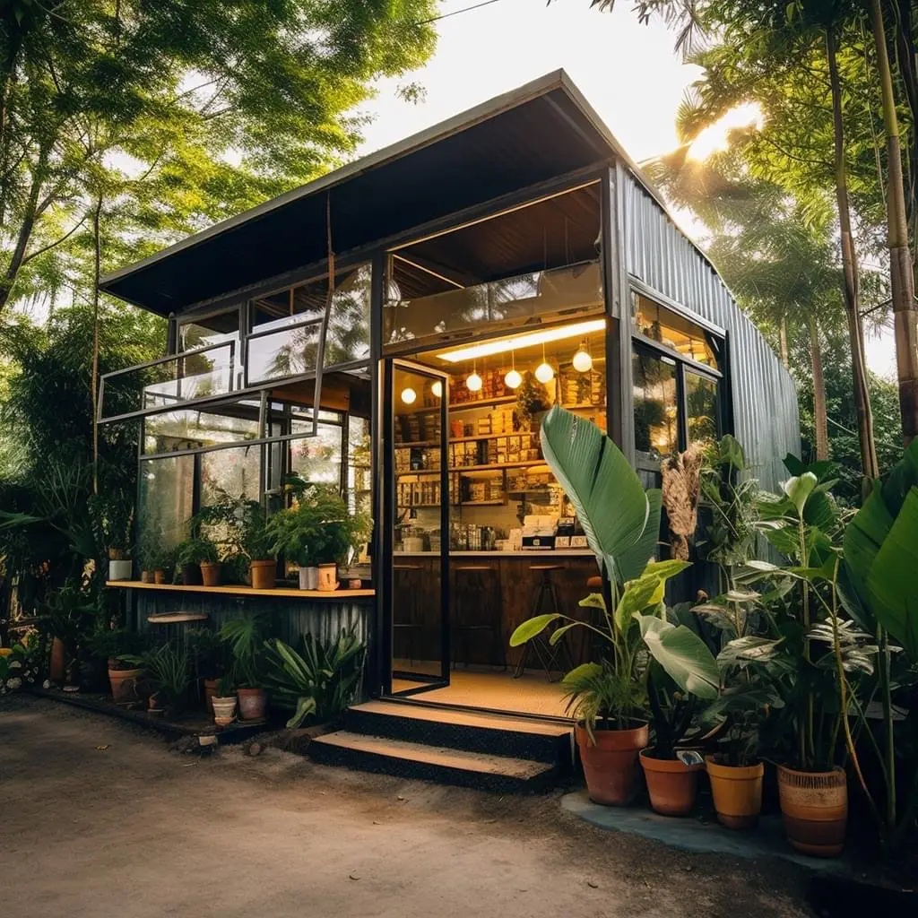 Idea Beautiful cafe in the garden | Gallery posted by Narbaan Coffee | Lemon8