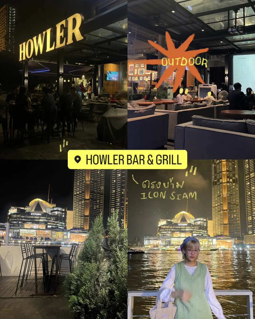 🍽️ พาชิม ร้านอาหารริมแม่น้ำเจ้าพระยา 🥩— Howler Bar & Grill | Galeri ...