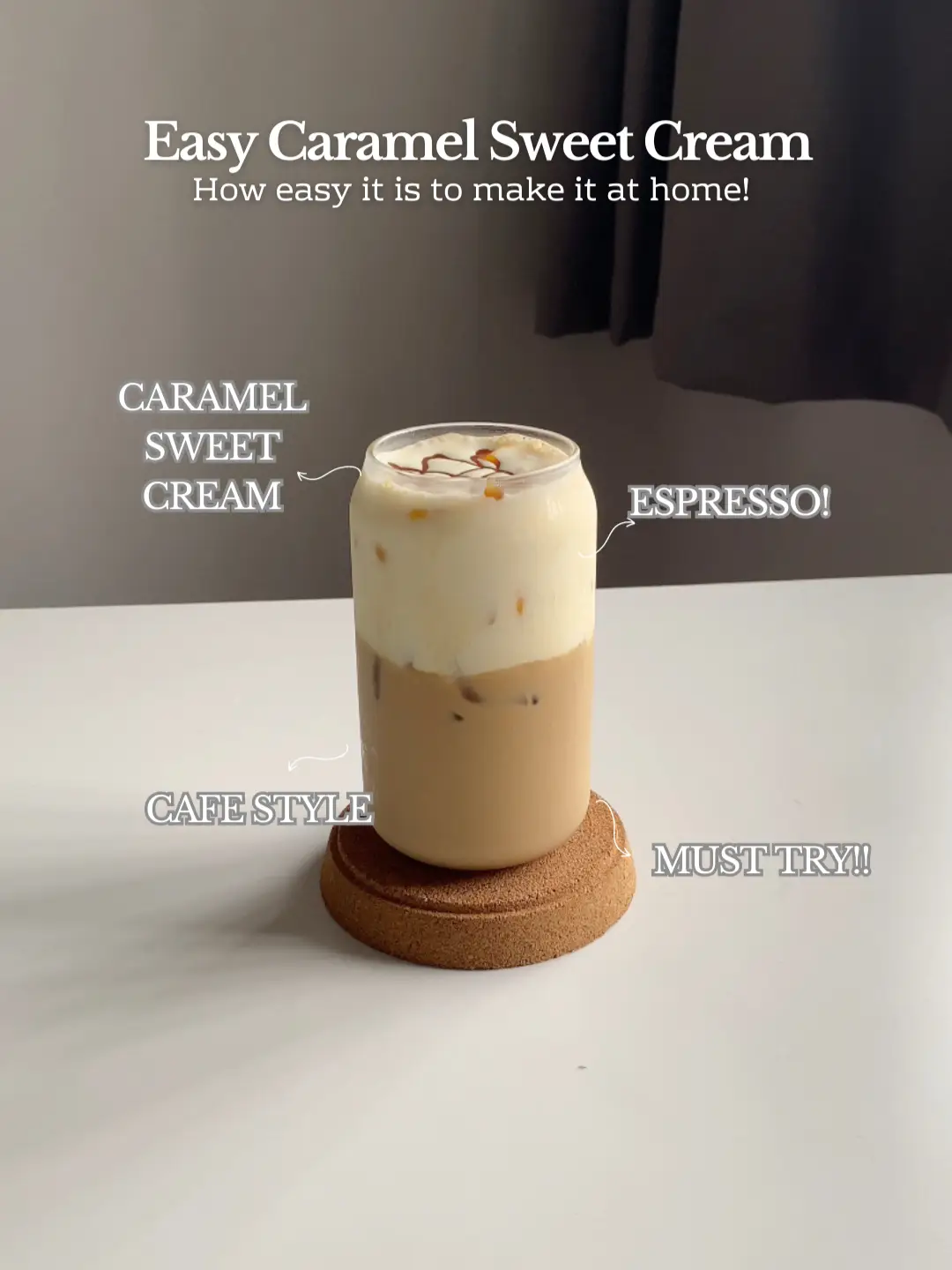 How to make caramel sweet cream latte at home | 2025 real user ...