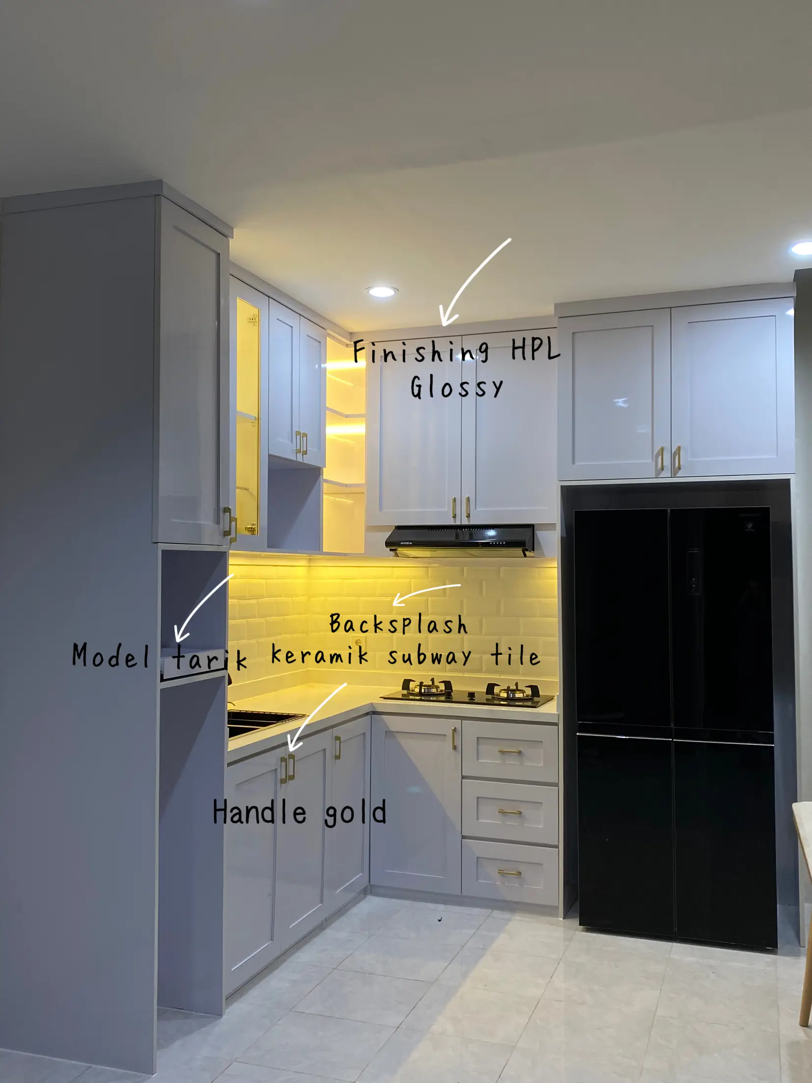 Kitchen Set Classic Finishing HPL GLOOSY | Galeri diposting oleh ...