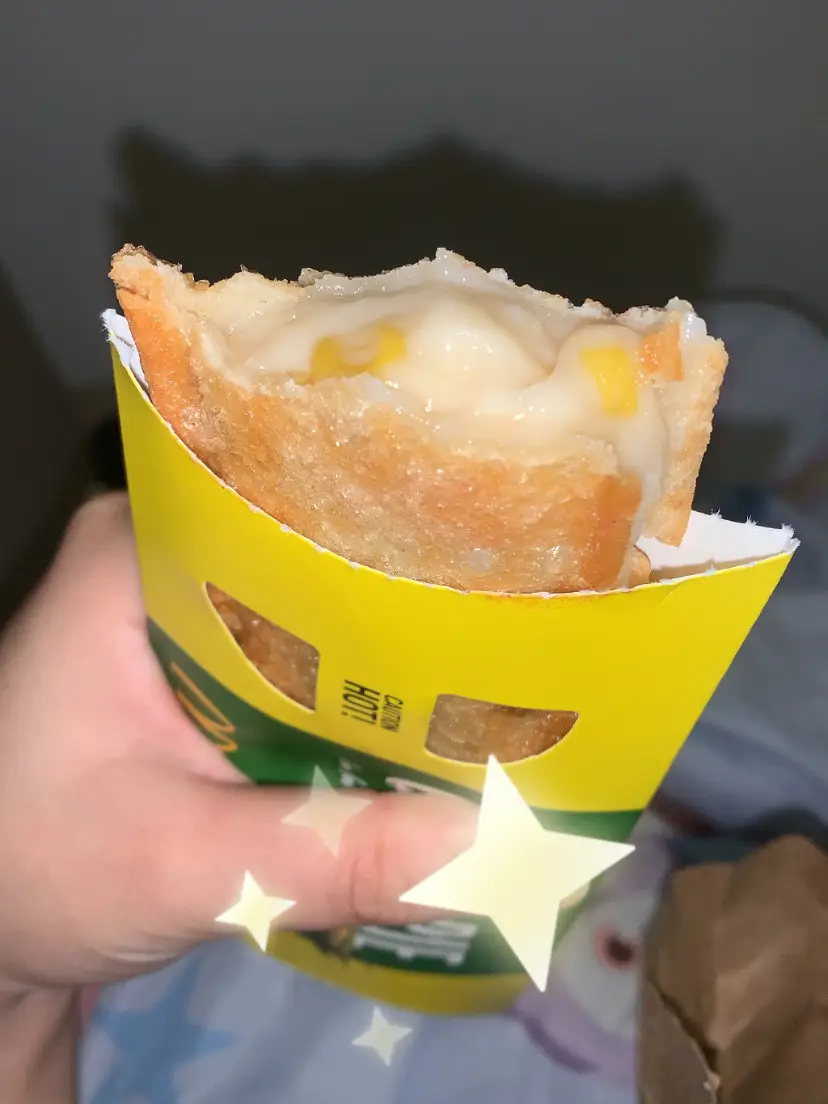 Mc Donald's Corn 🌽 Pie | Gallery posted by Noeypkn._ | Lemon8