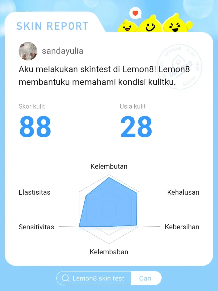 Laporan Kulit Saya | Galeri diposting oleh Sanda Yulia | Lemon8