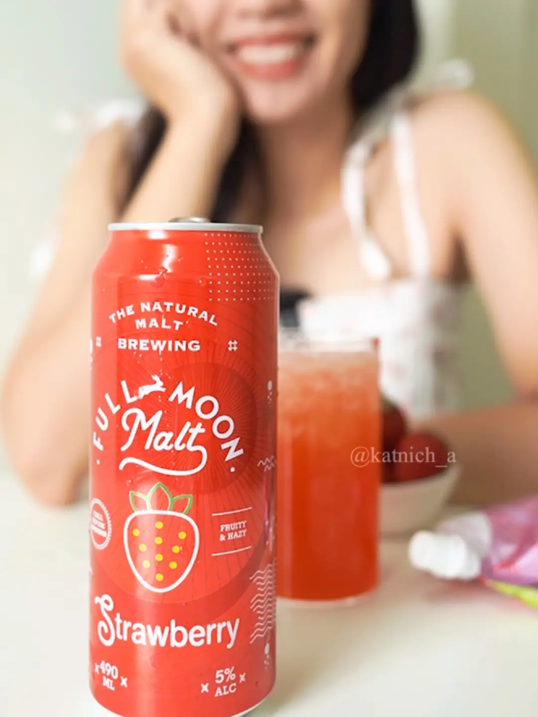 Fullmoon Malt Strawberry | วิดีโอที่เผยแพร่โดย Katnich | Lemon8