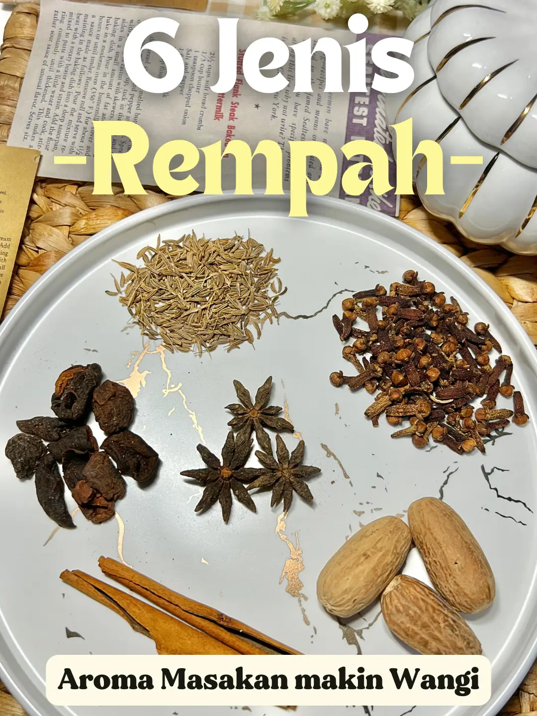 6 Jenis Rempah - Bikin Aroma Masakan makin Wangi & | Galeri diposting oleh Angeline Metta | Lemon8
