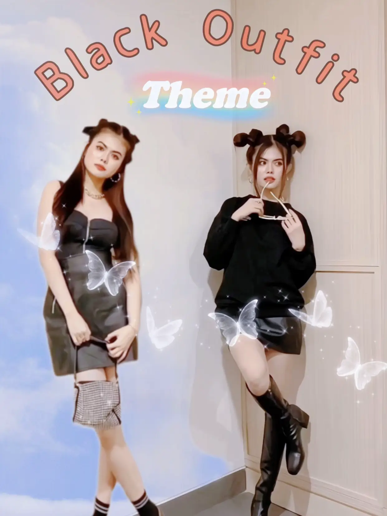 Black Outfit Ideas | วิดีโอที่เผยแพร่โดย Beby🦄 | Lemon8