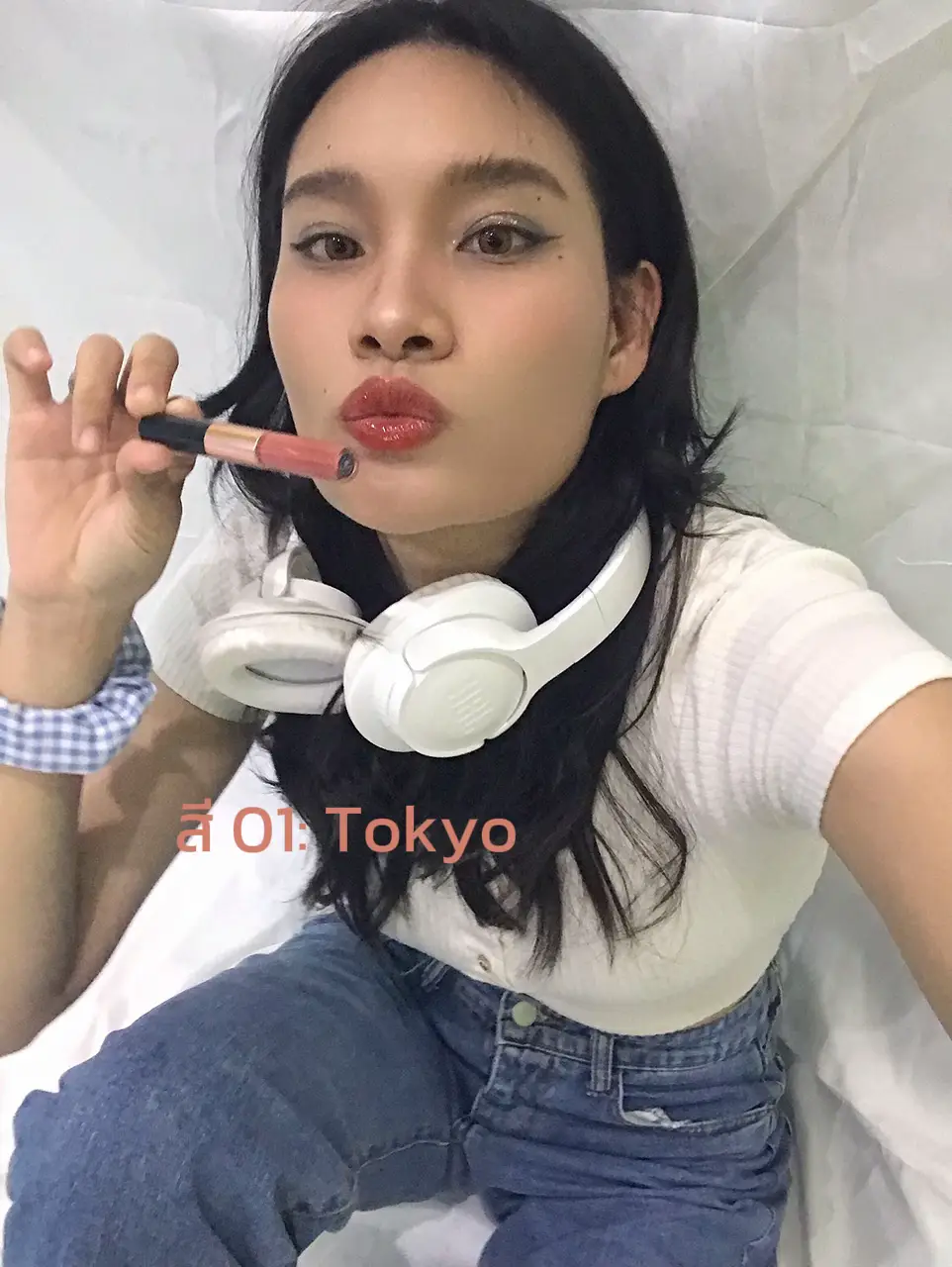 Review Lip Kathy Amrez Lip Duo Matte & Shine 🤍 | แกลเลอรีที่โพสต์โดย Sari L | Lemon8