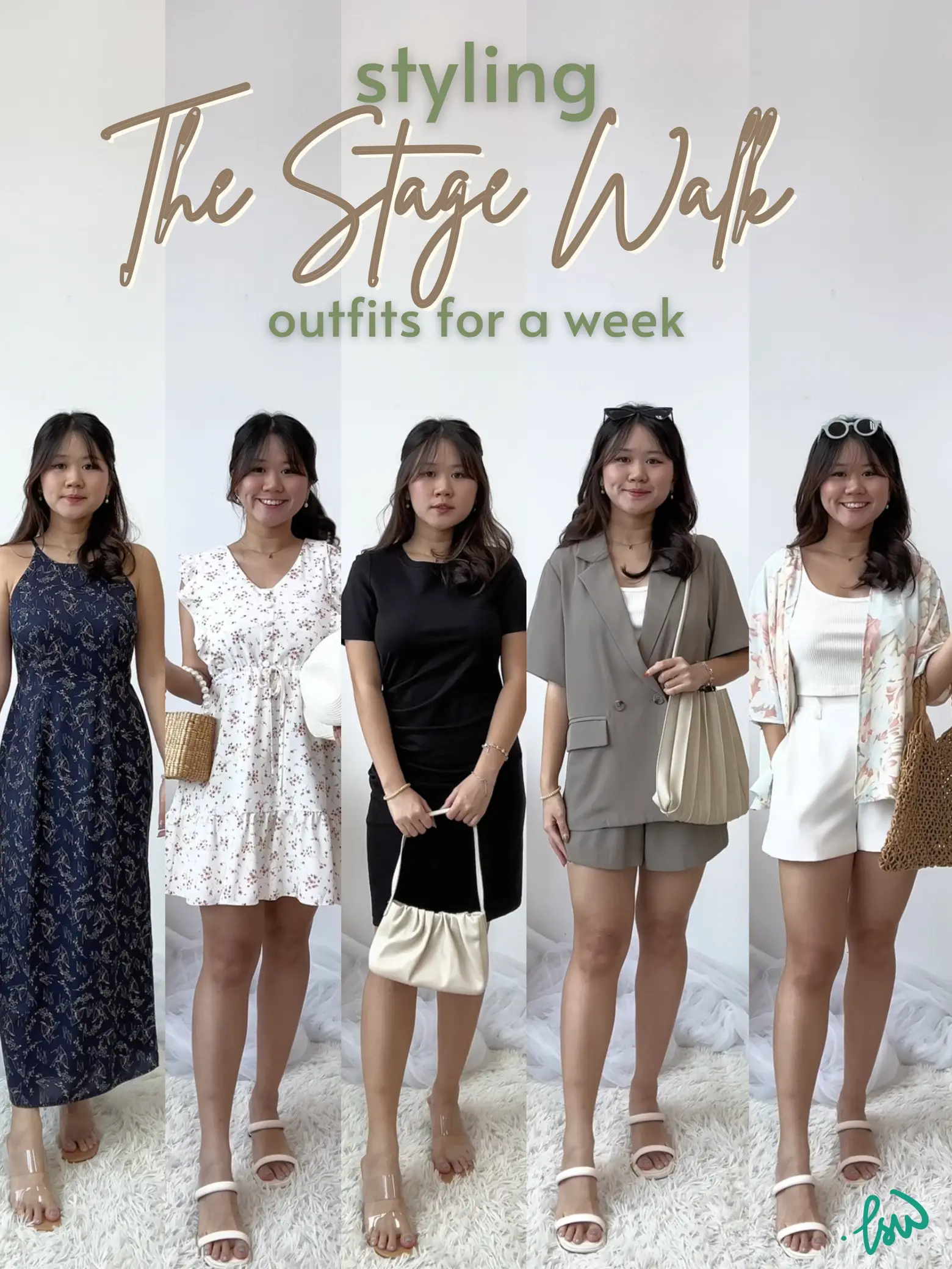 Styling THE STAGE WALK outfits for a week! 🌸 💕 | แกลเลอรีที่โพสต์โดย ...
