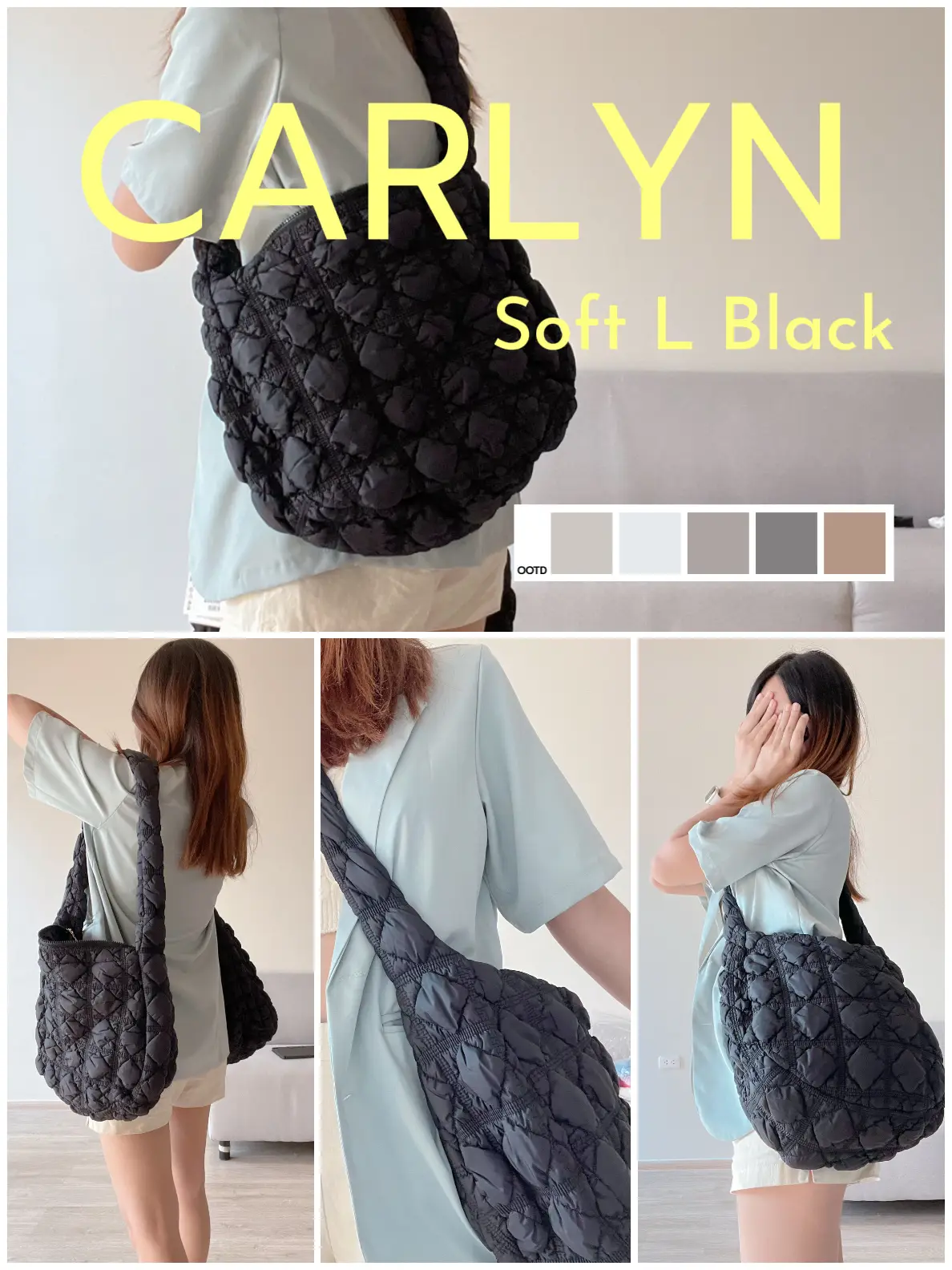 สายแบกต้องมี Carlyn Soft L Black | แกลเลอรีที่โพสต์โดย PhorPhueng x | Lemon8