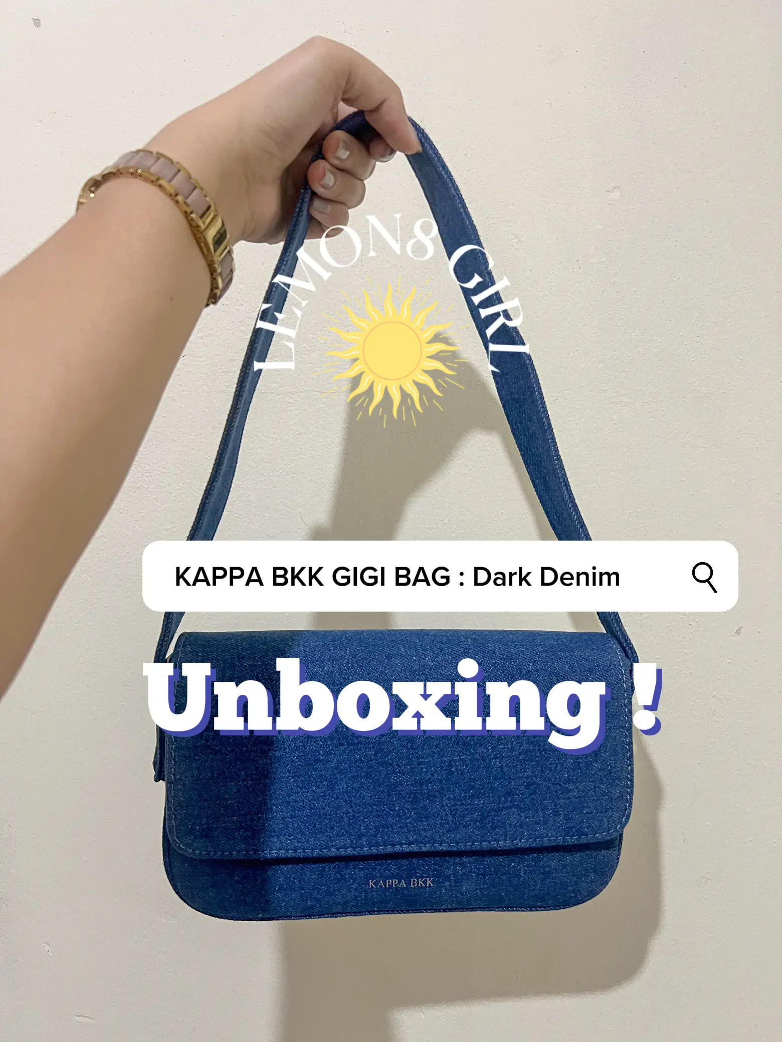 Unboxing!! Kappa bkk GIGI :dark denim🤍 | แกลเลอรีที่โพสต์โดย YOKSANG🧸 ...