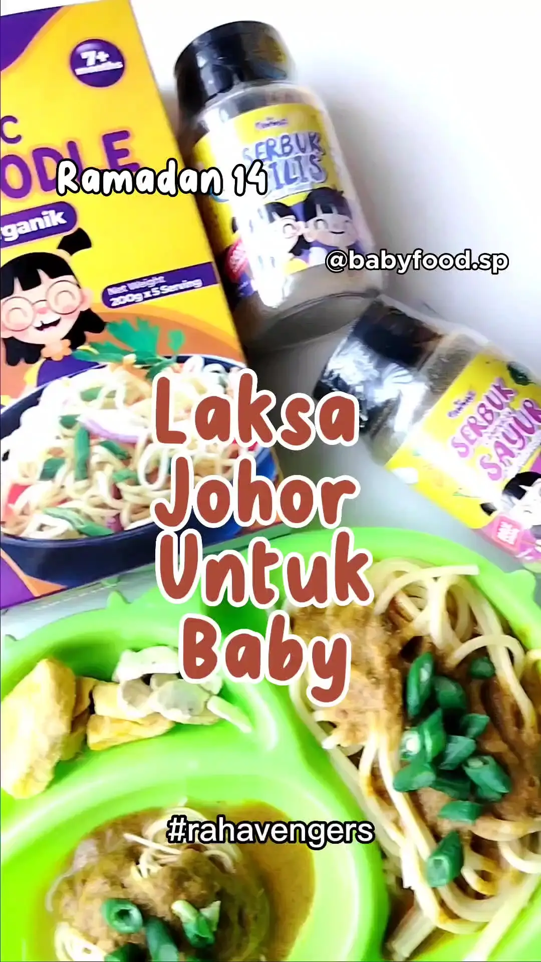 Resepi Laksa Johor Untuk Baby | วิดีโอที่เผยแพร่โดย babyfood.sp | Lemon8