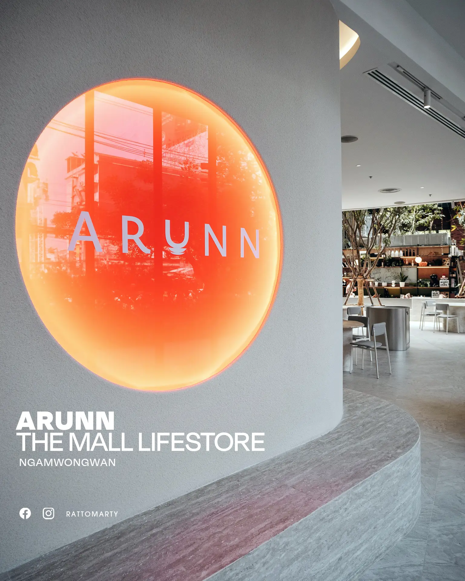 ARUNN (อรุณ) คาเฟ่ร้านอาหารเปิดใหม่เดอะมอลล์งามวงศ์วาน | Galeri disiarkan oleh Rattomarty | Lemon8