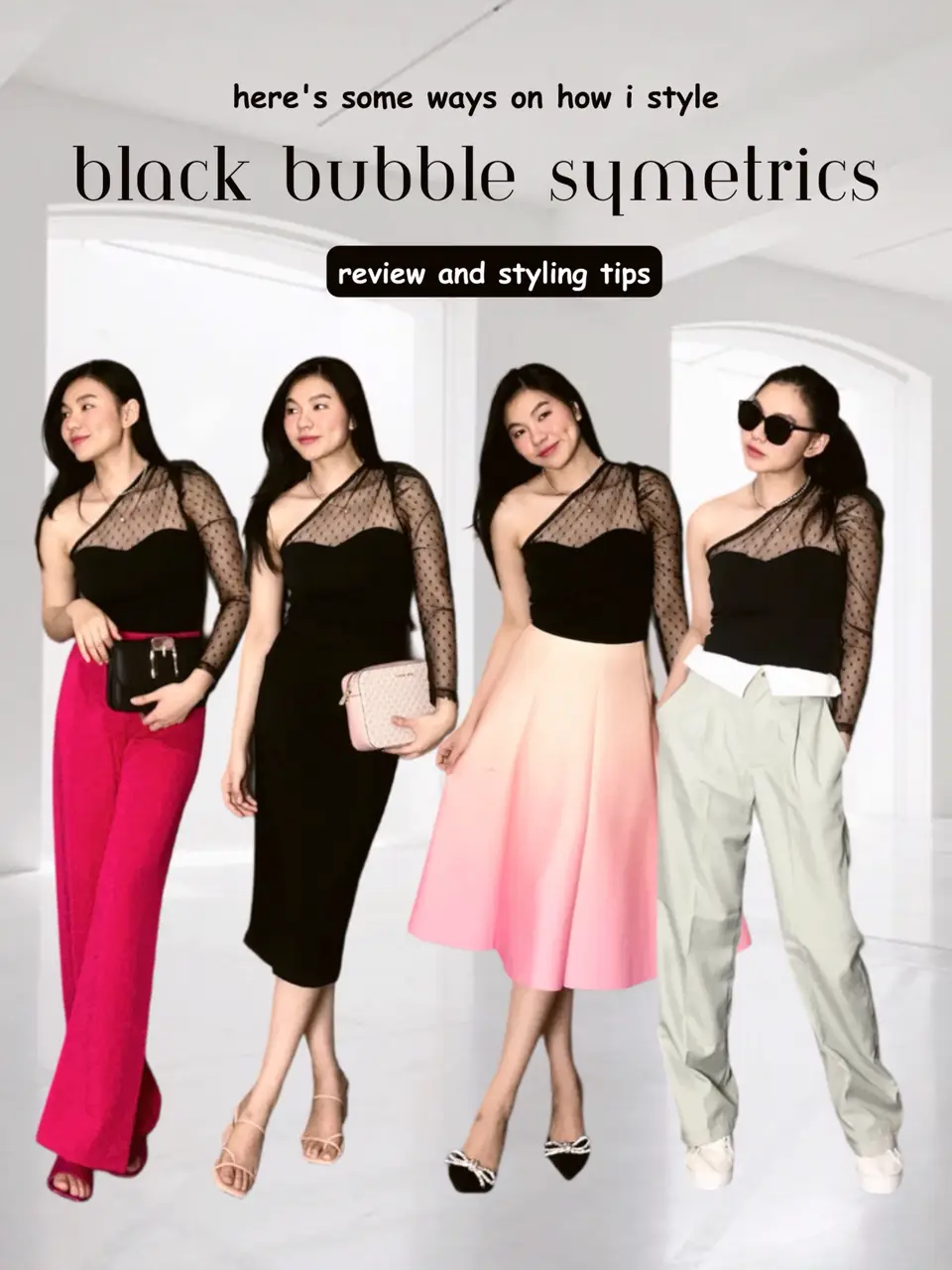Black Bubble Symetrics Outfit🥹🖤 | Galeri diposting oleh Ecc | Lemon8