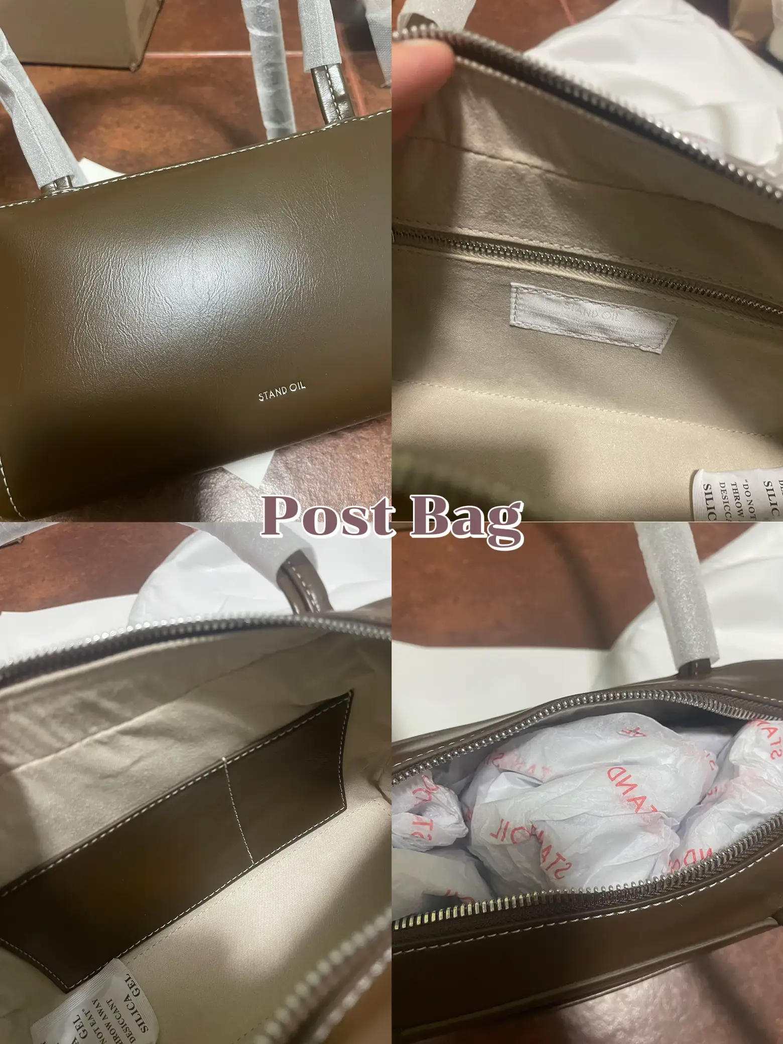 ♡‧₊˚เปรียบเทียบกระเป๋า Stand oil 2 รุ่นสุดฮิต🥨🤎 | แกลเลอรีที่โพสต์โดย ...