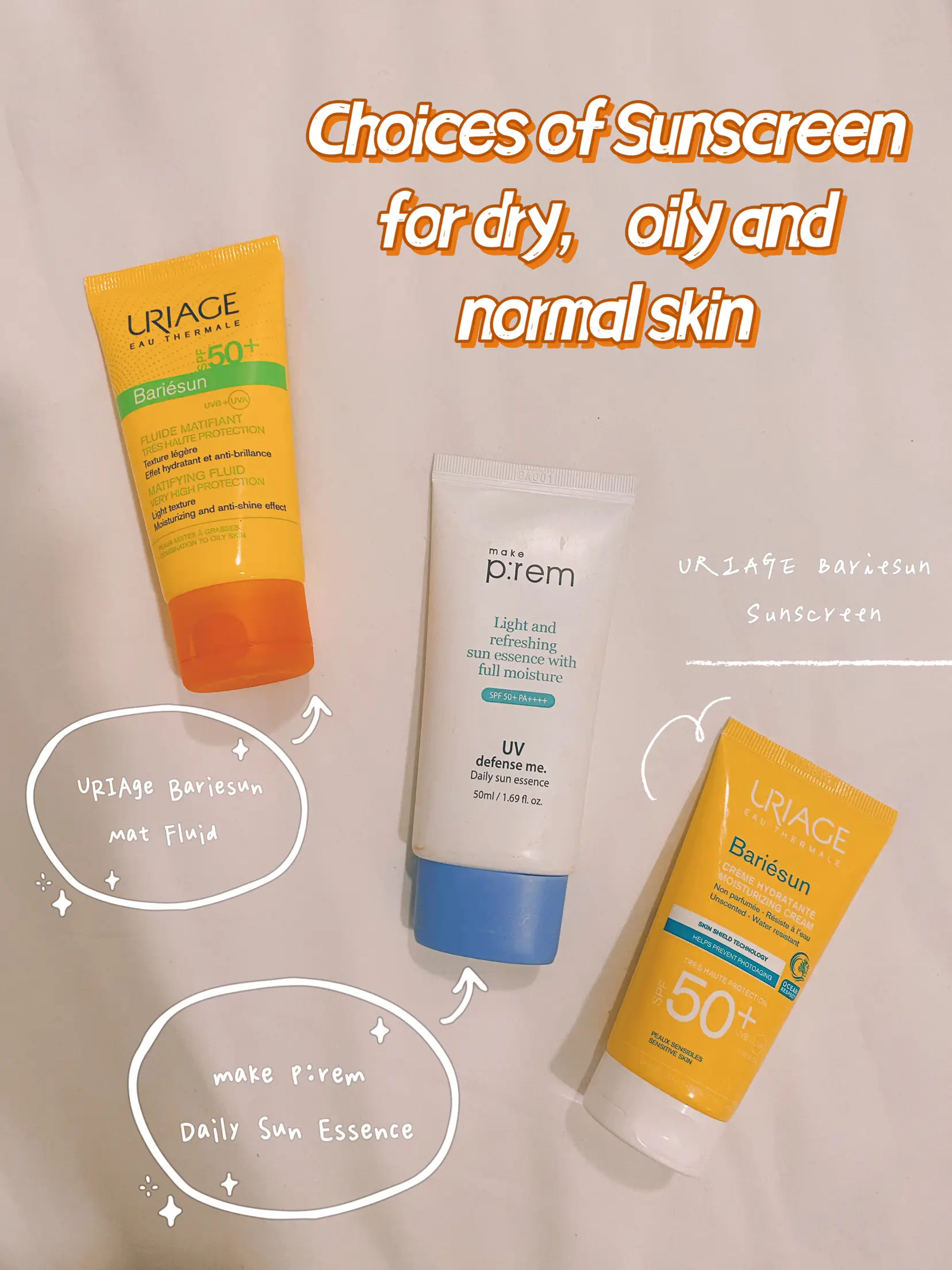 Choices of Sunscreen for Dry, Oily and Normal Skin | แกลเลอรีที่โพสต์ ...