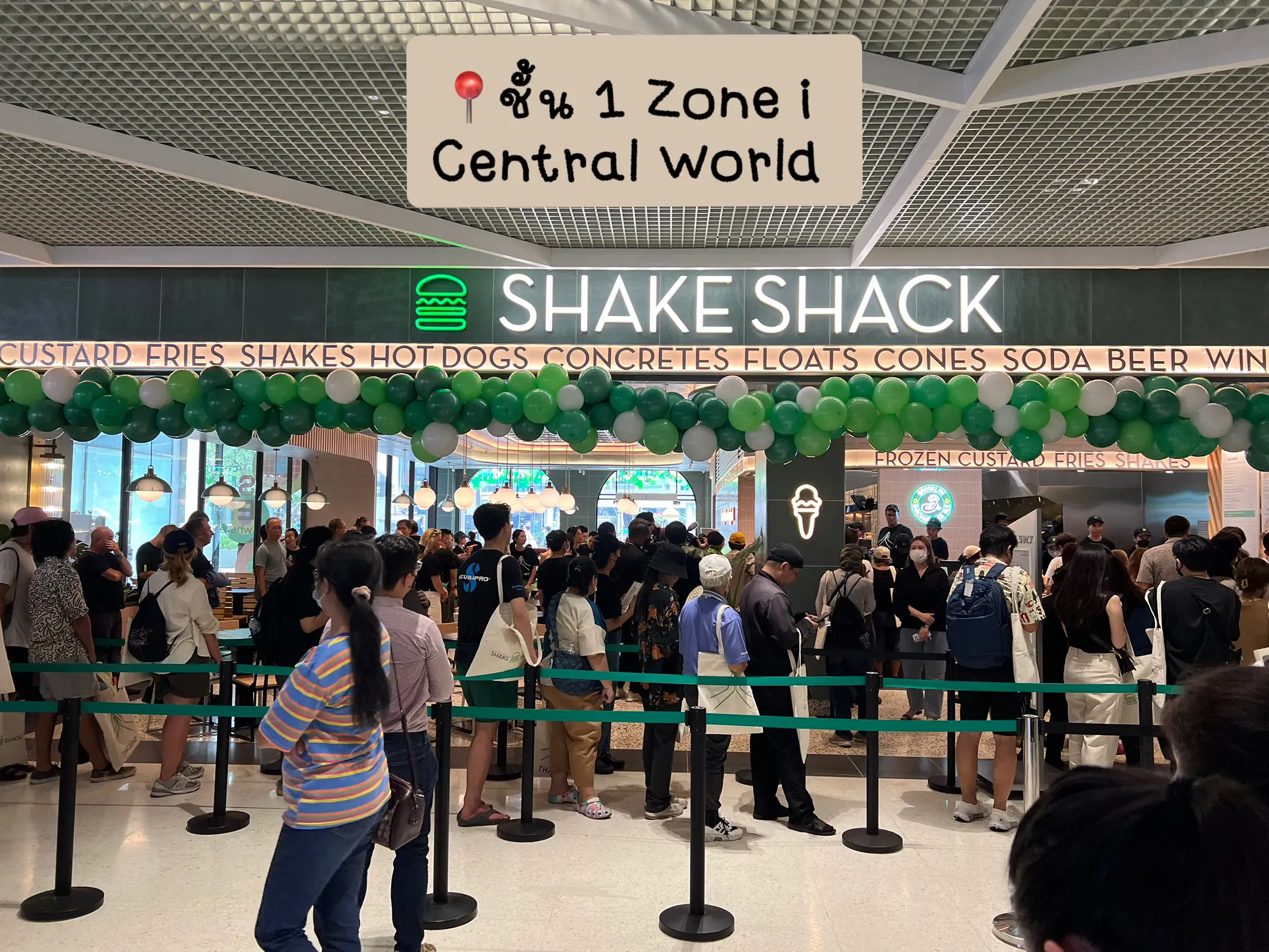 พามาดูบรรยากาศวันแรกของ Shake Shack Thailand 🇺🇸🇹🇭🔥🍔🥤 | แกลเลอรีที่โพสต์ ...