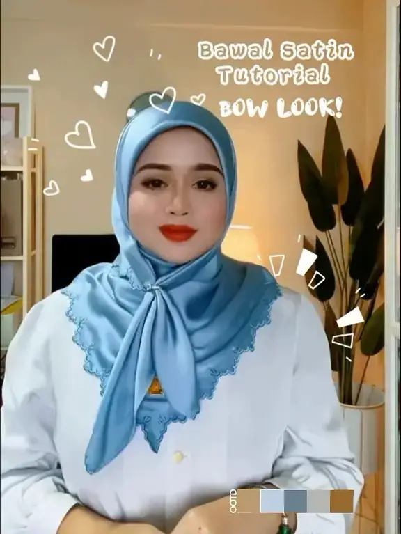 Square Satin Tutorial for your special Date ! | Video dipublikasikan oleh nysamusa | Lemon8