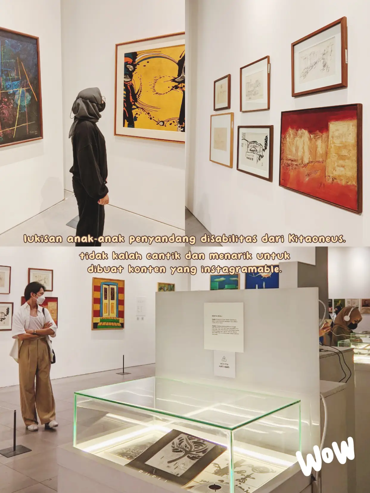 Serunya Main di Art Gallery Jakarta🥰 | Galeri diposting oleh chaa | Lemon8