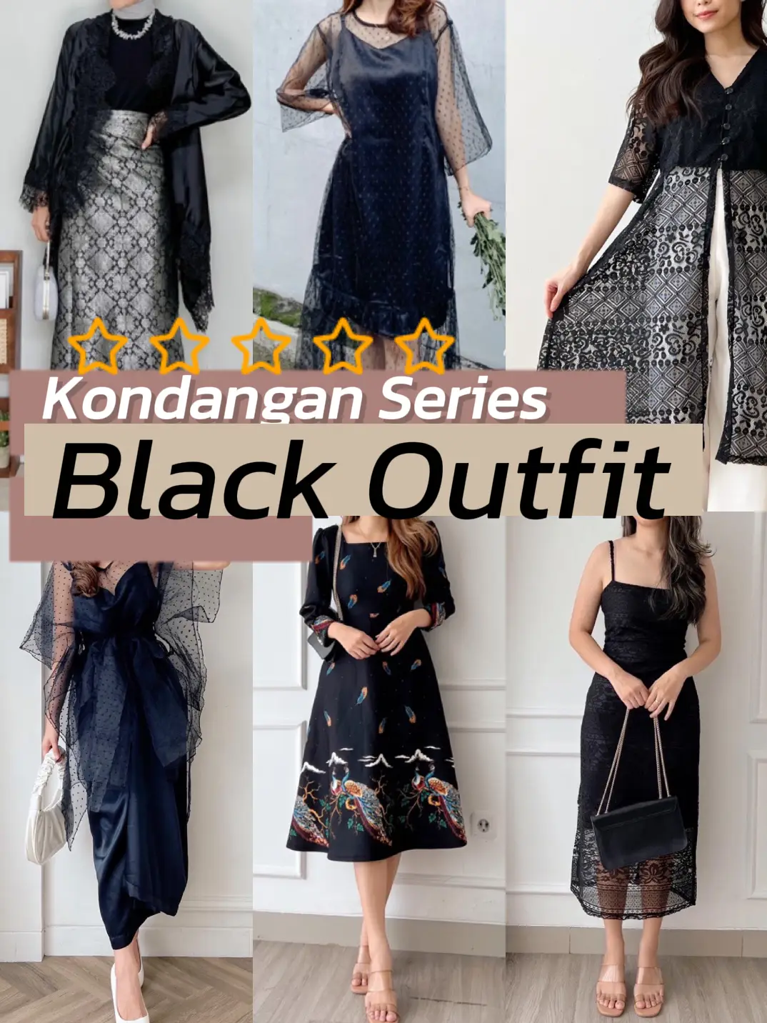 KONDANGAN SERIES - Black Outfit | Galeri diposting oleh GirlyThing | Lemon8